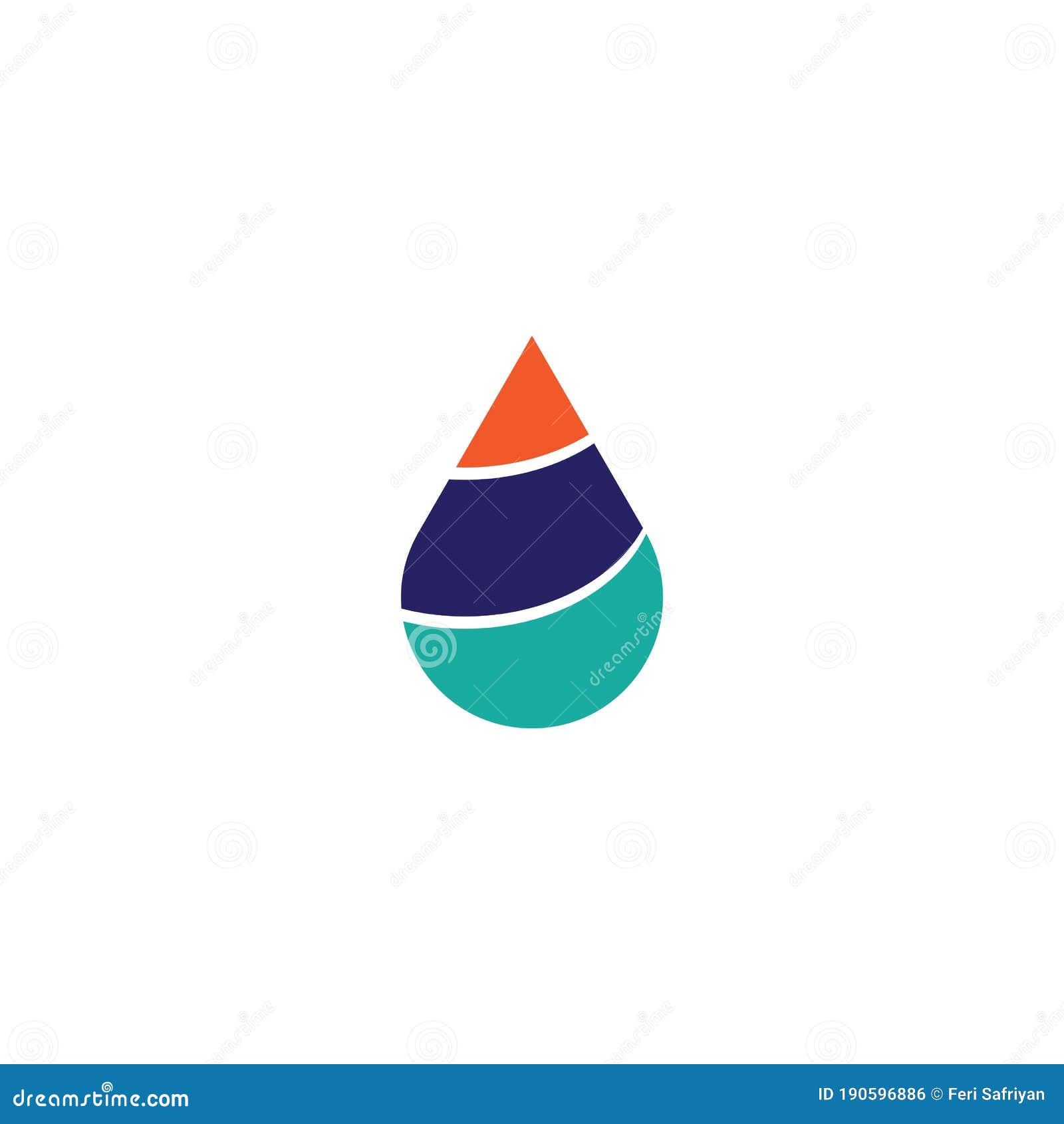 Drop logo template vector stock illustration. Illustration of liquid ...