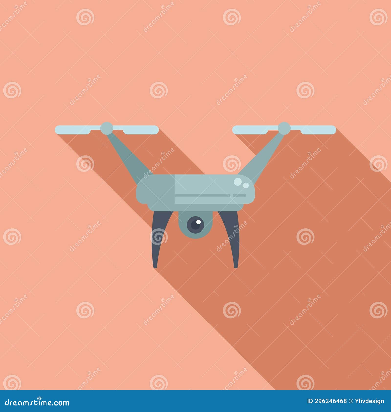 Drop-Map-Technologie Symbol Flacher Vektor. Luftbild Stock Abbildung ...