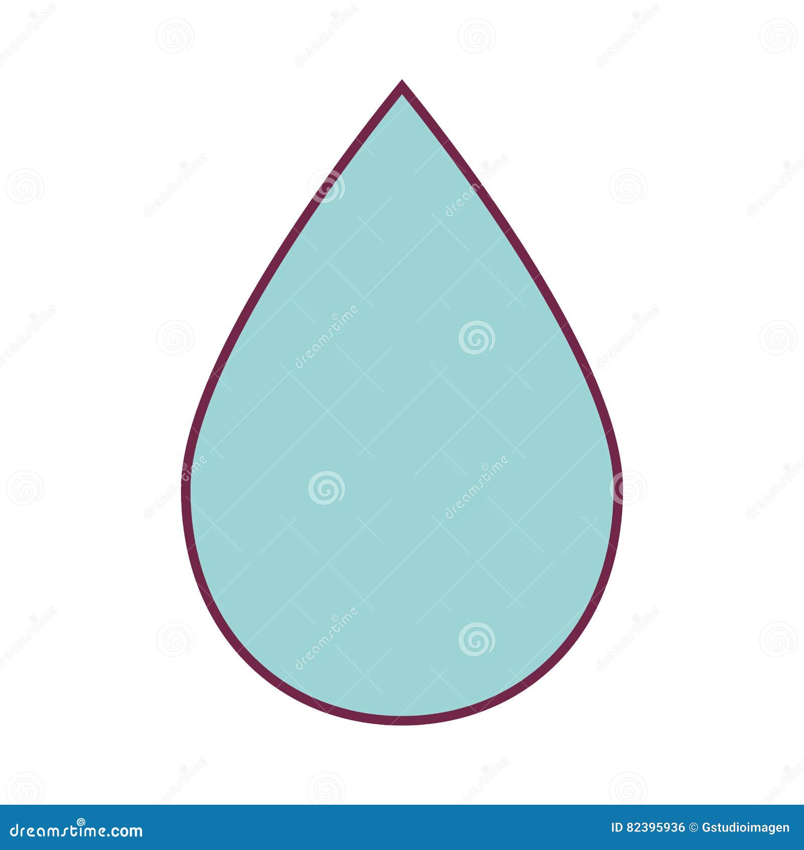 Drop medical symbol icon stock illustration. Illustration of health ...