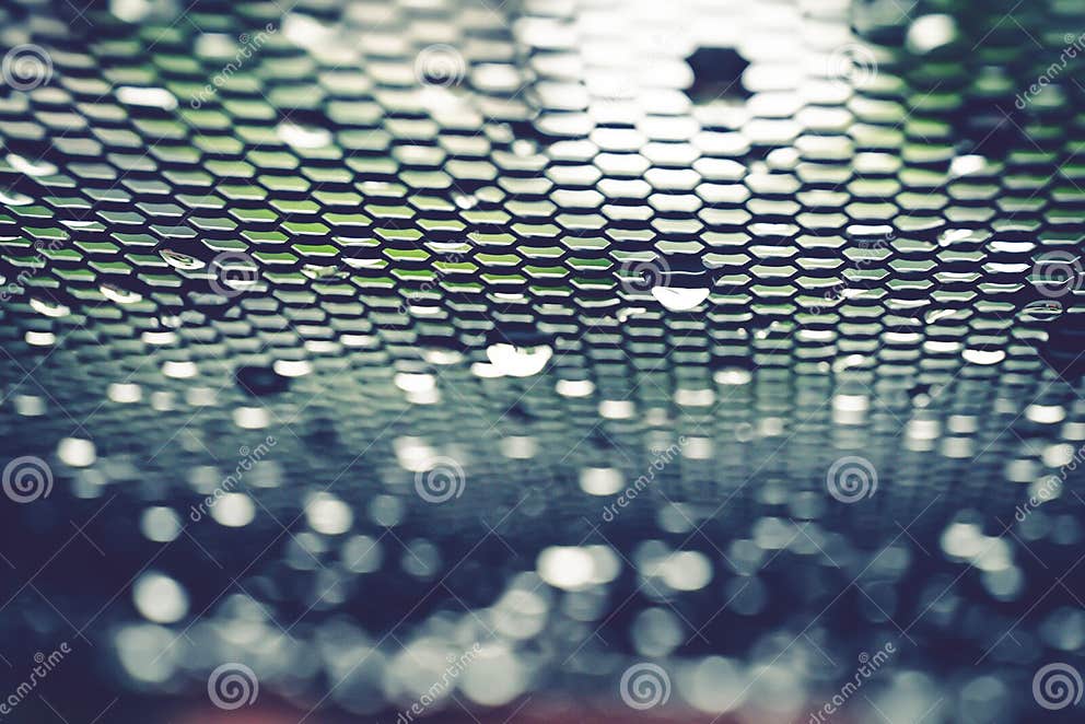 Drop on mesh stock image. Image of close, field, fence - 154260235