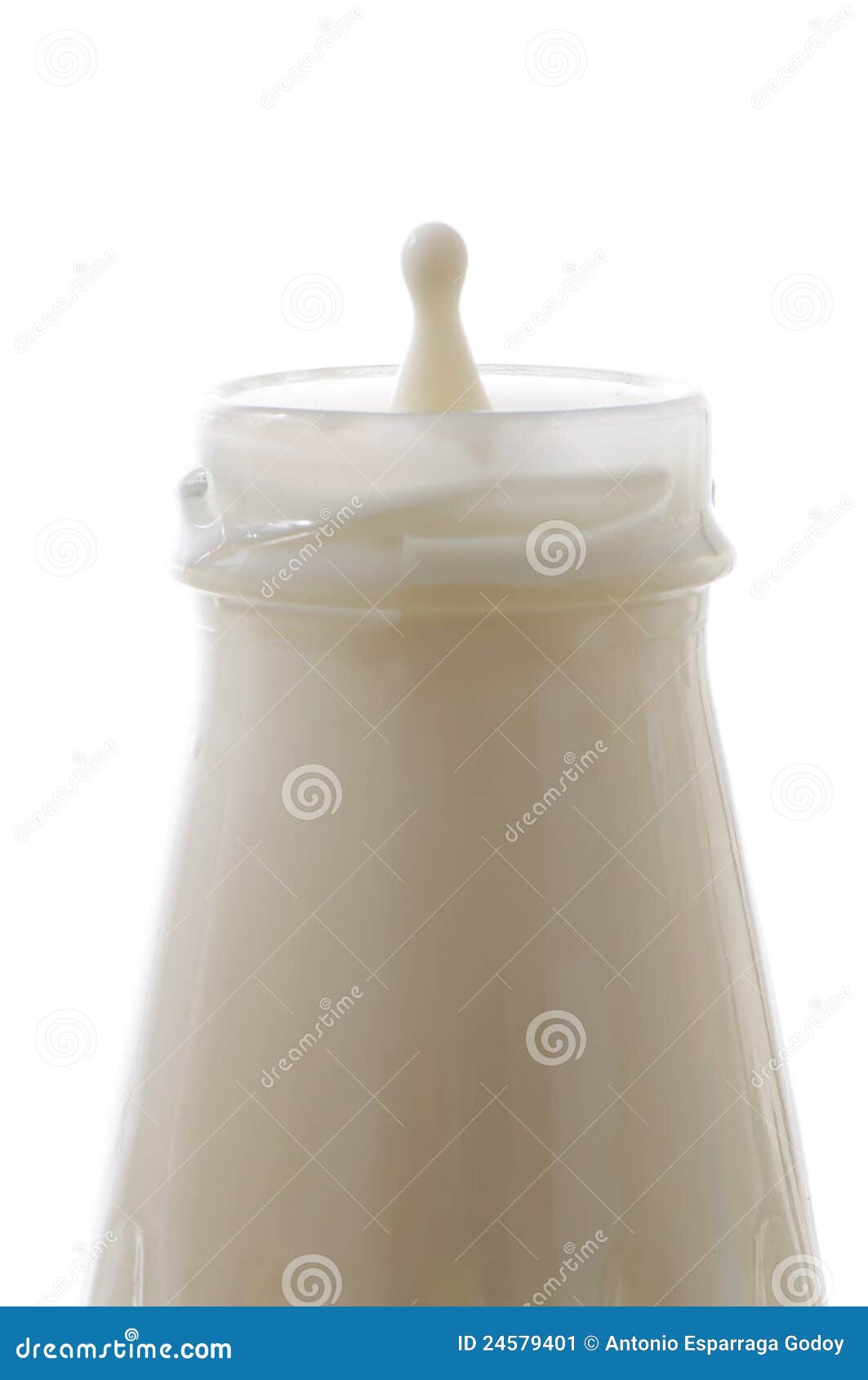 Drop of milk stock image. Image of drop, shot, bottle - 24579401
