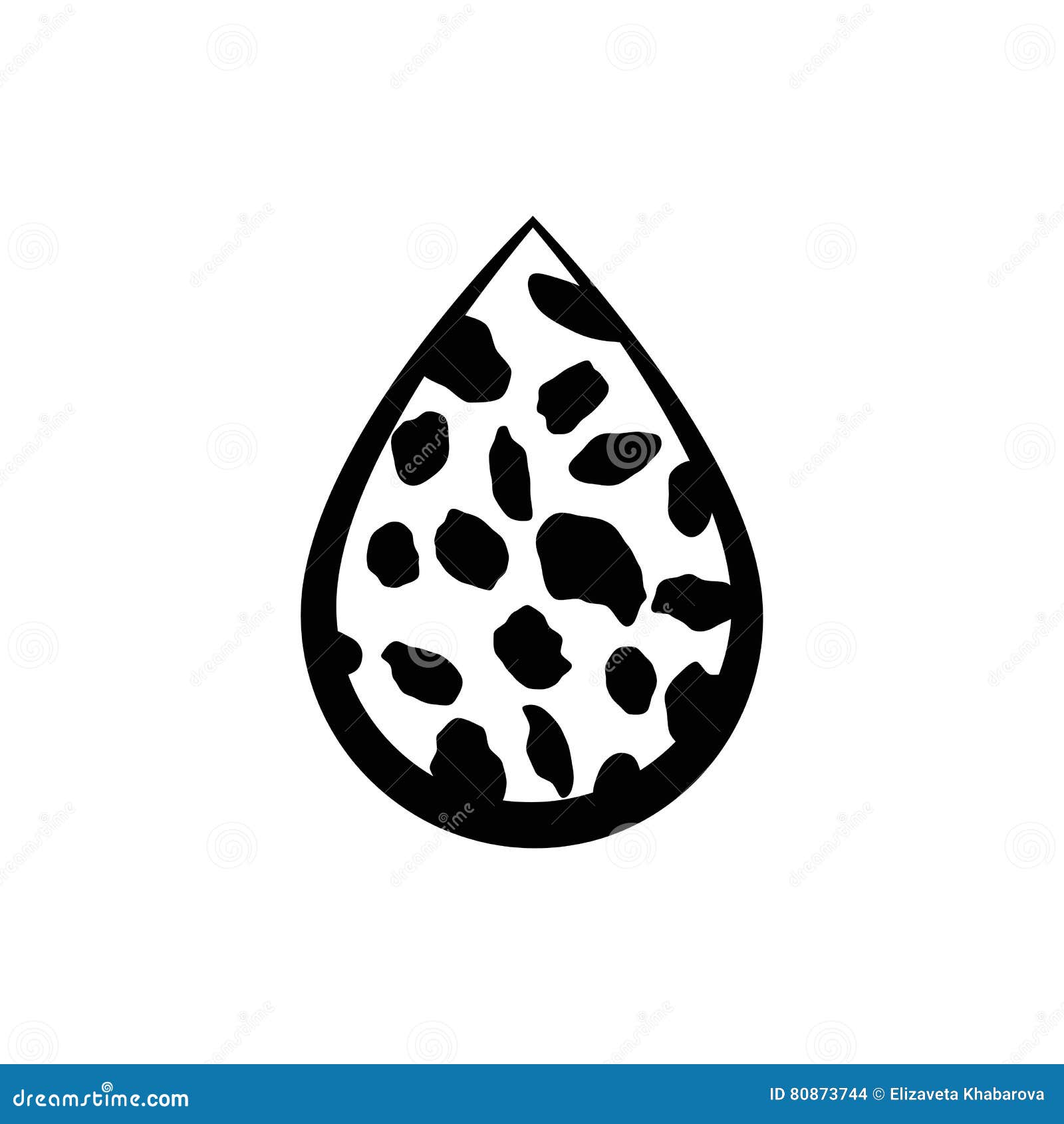 Drop of Milk. Vector Illustration Isolated Stock Vector - Illustration ...