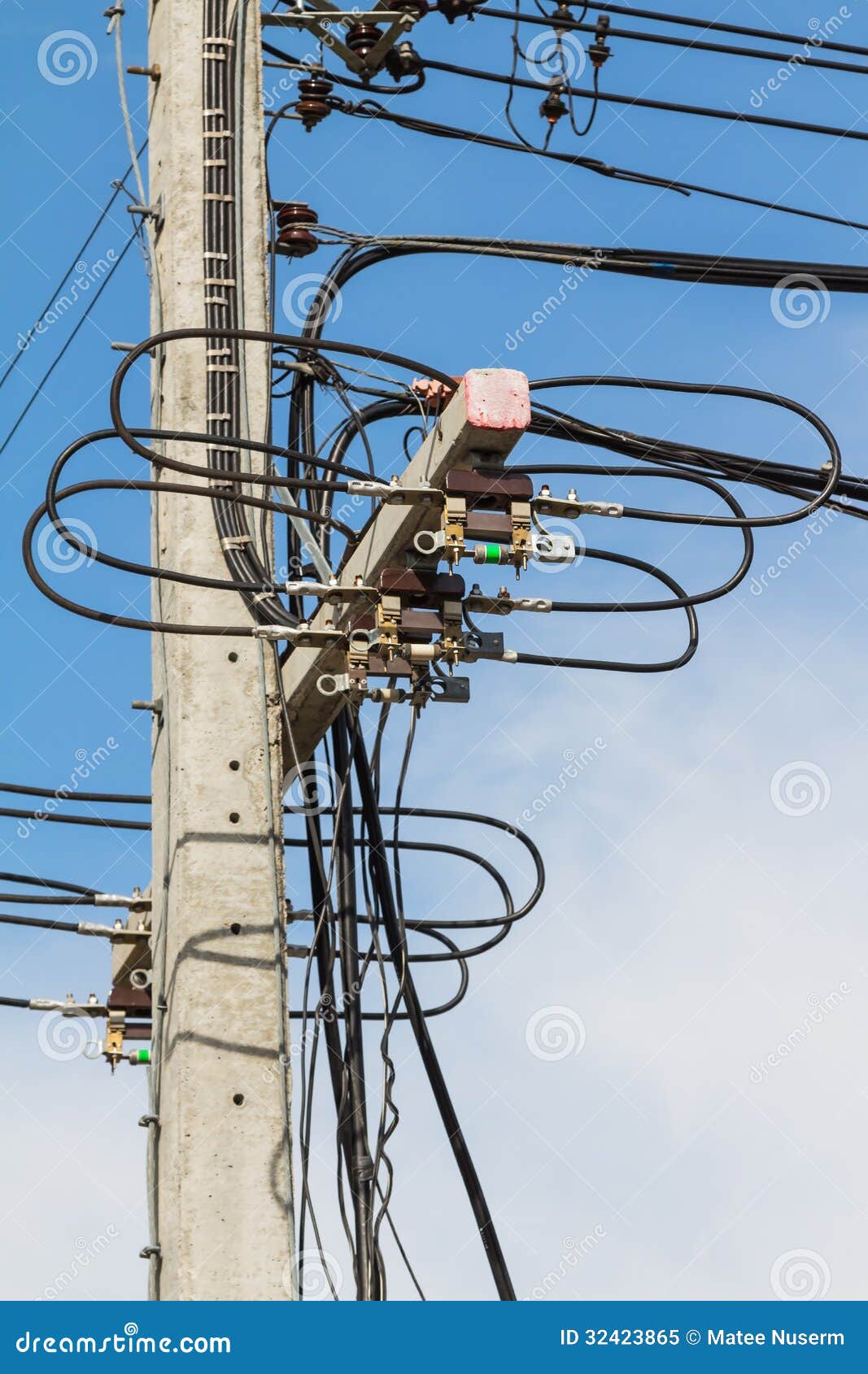 Drop out fuses stock image. Image of wire, volt, supply - 32423865
