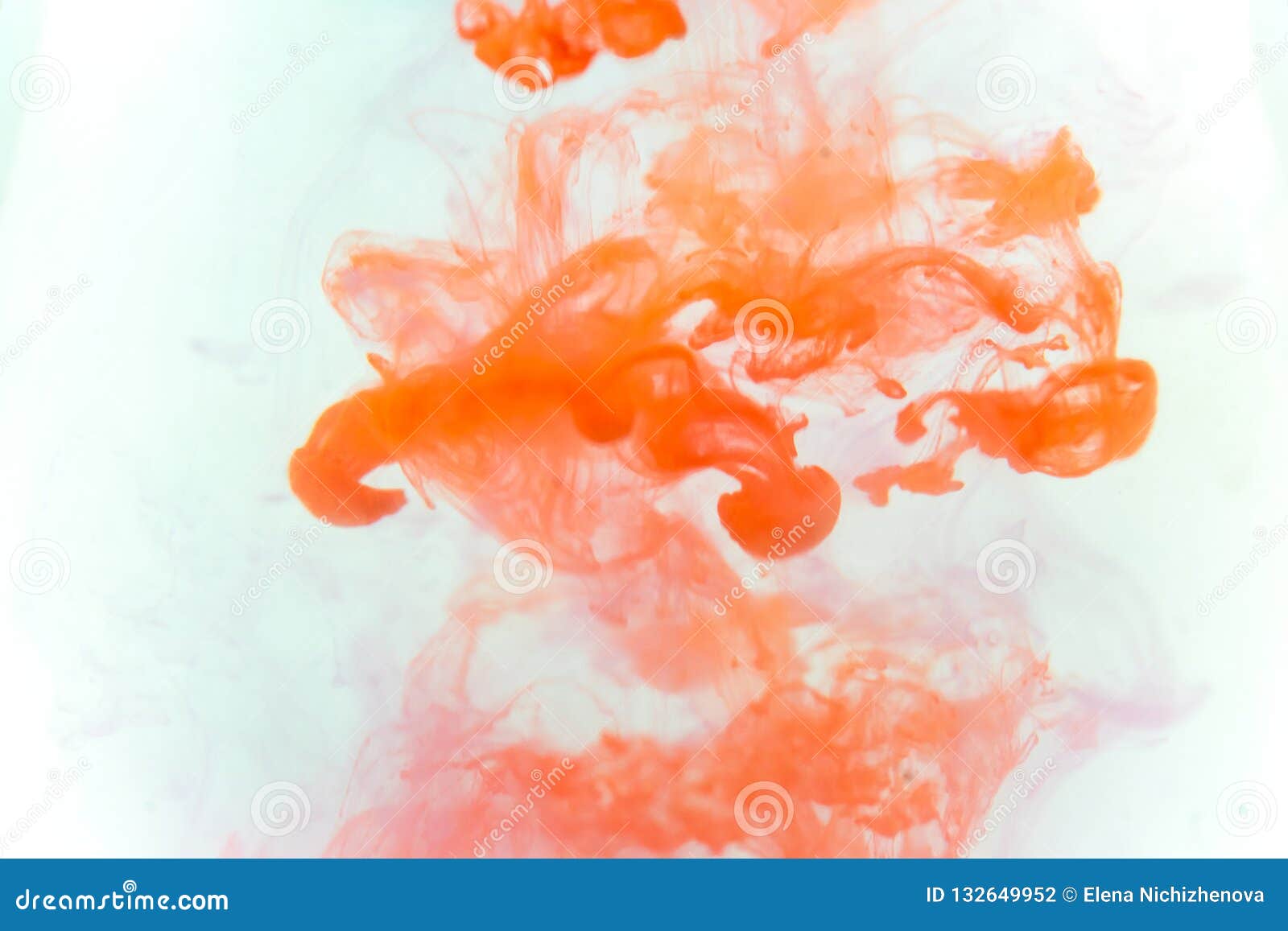 A Drop of Paint Pouring in Water Stock Photo - Image of motion, drip ...