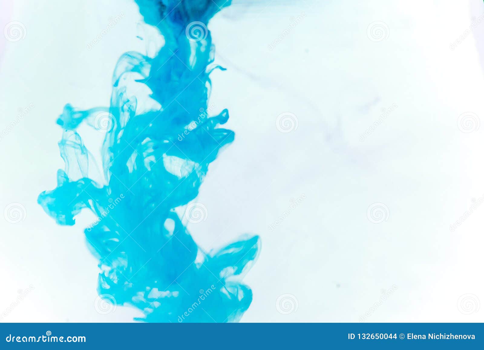 A Drop of Paint Pouring in Water Stock Photo - Image of abstract ...