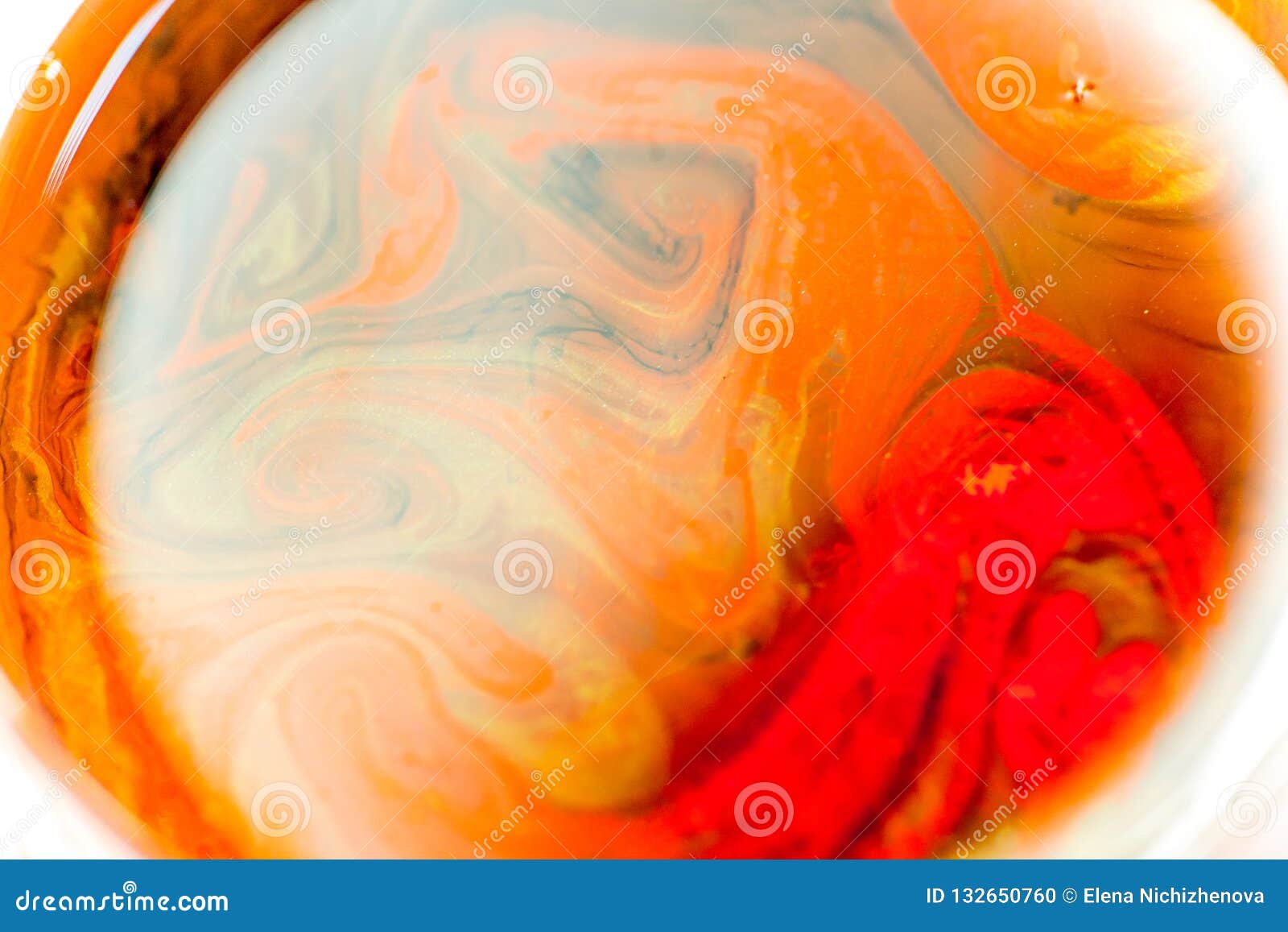 A Drop of Paint Pouring in Water Stock Photo - Image of color, texture ...