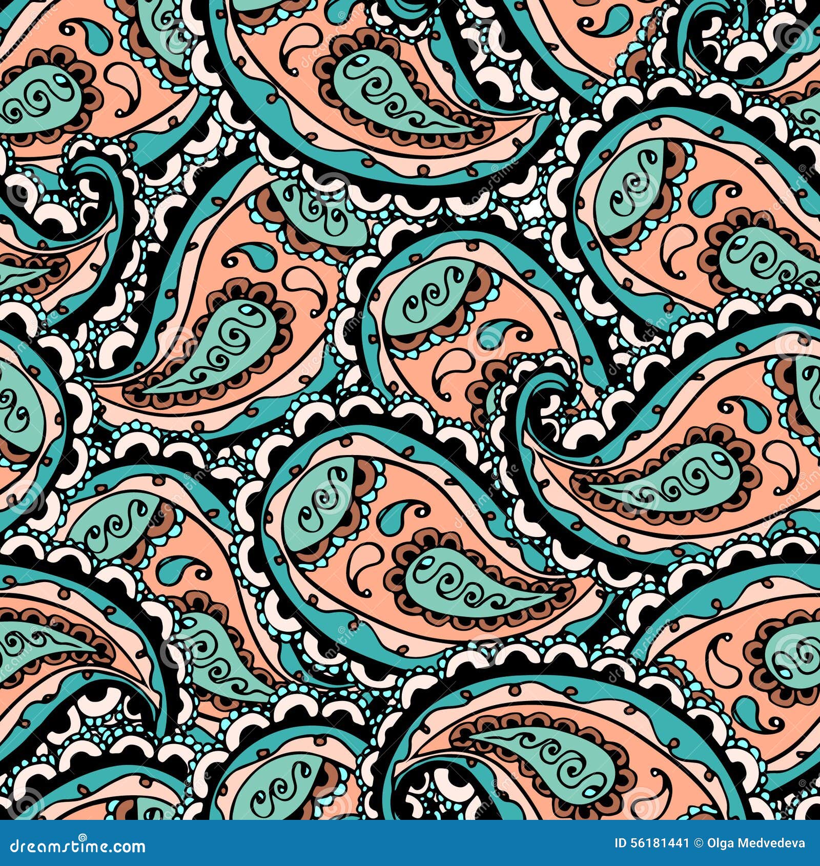 Drop pattern stock vector. Illustration of feminine, decor - 56181441