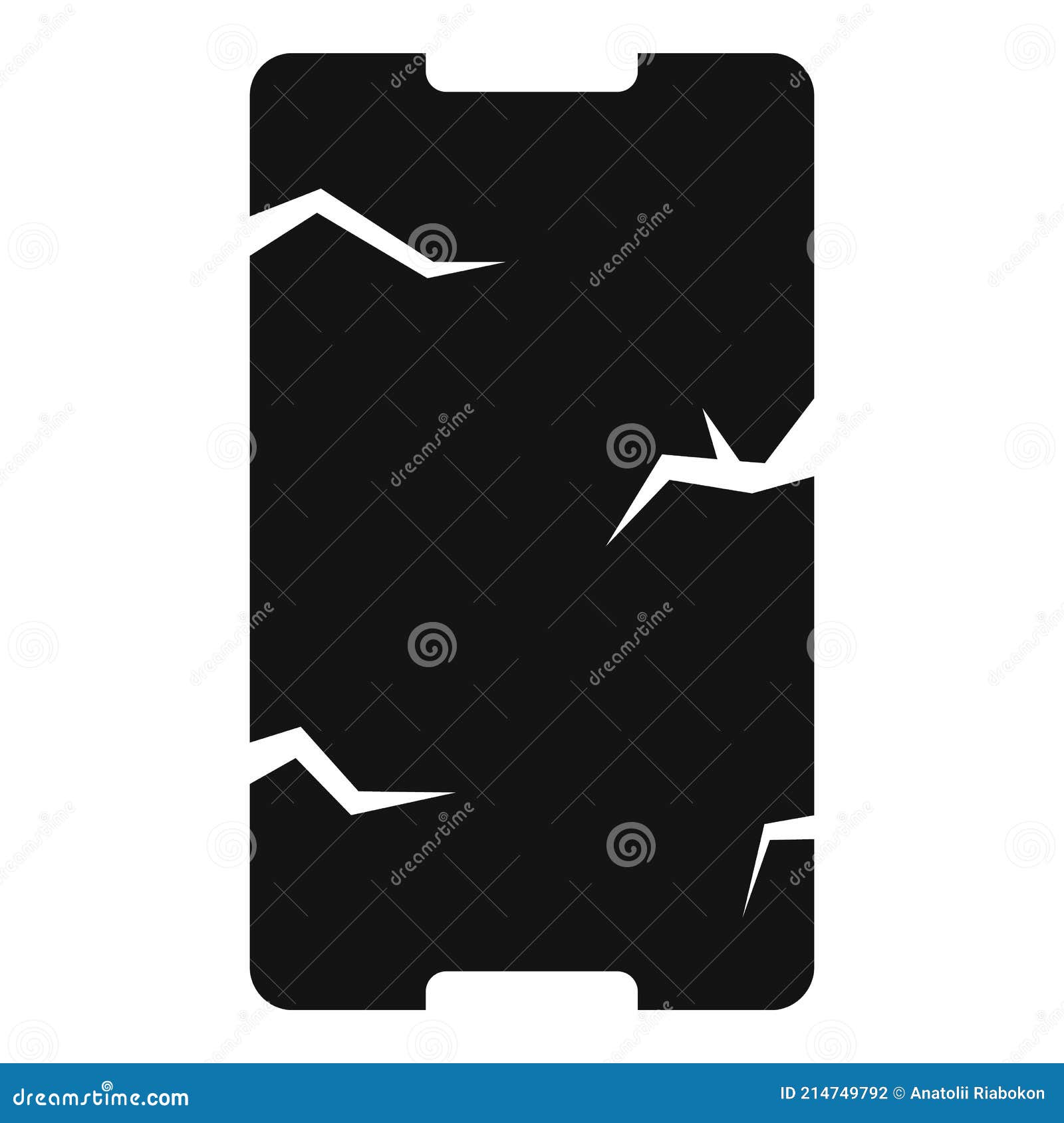 Drop Protective Glass Icon, Simple Style Stock Vector - Illustration of ...