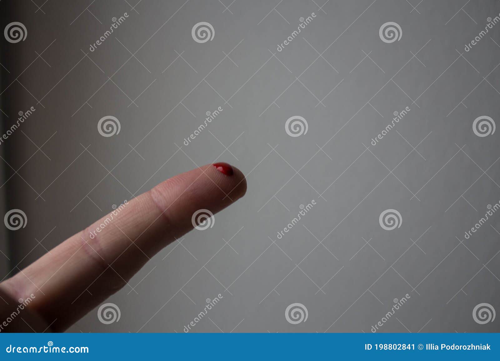 Drop of Red Blood on a Finger Stock Image - Image of grunge, kill ...