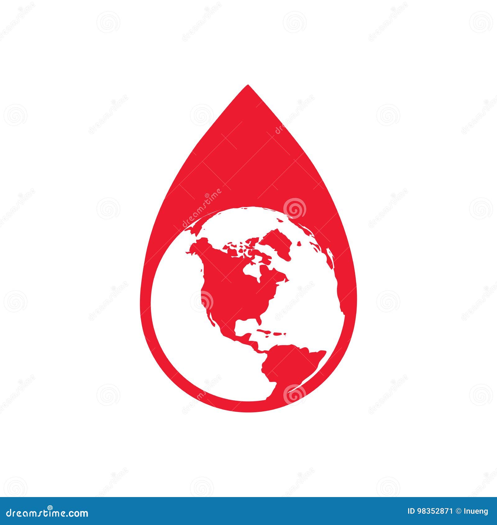 Bloody Earth Map. Red Continents Streaked With Blood Horrible Murders ...