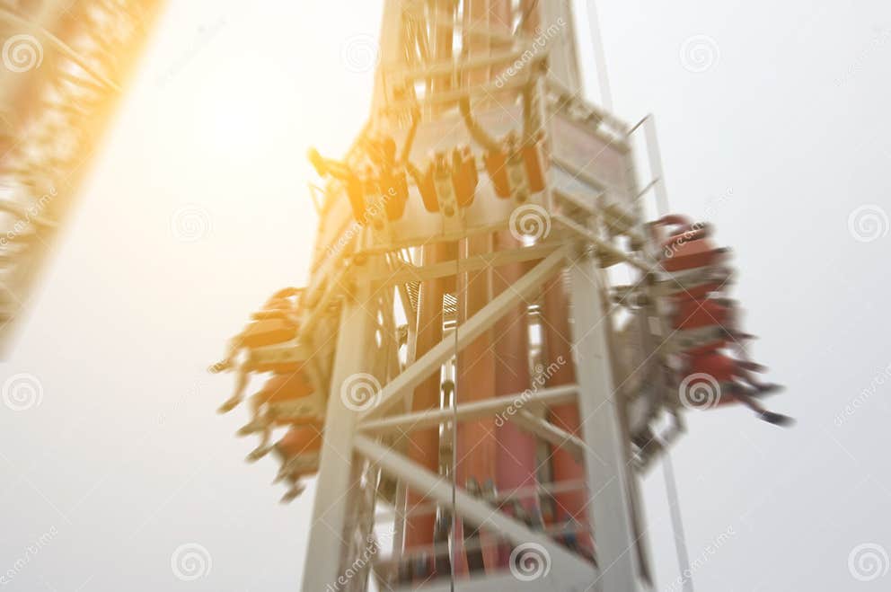 Drop ride stock photo. Image of challenge, mega, action - 57581720