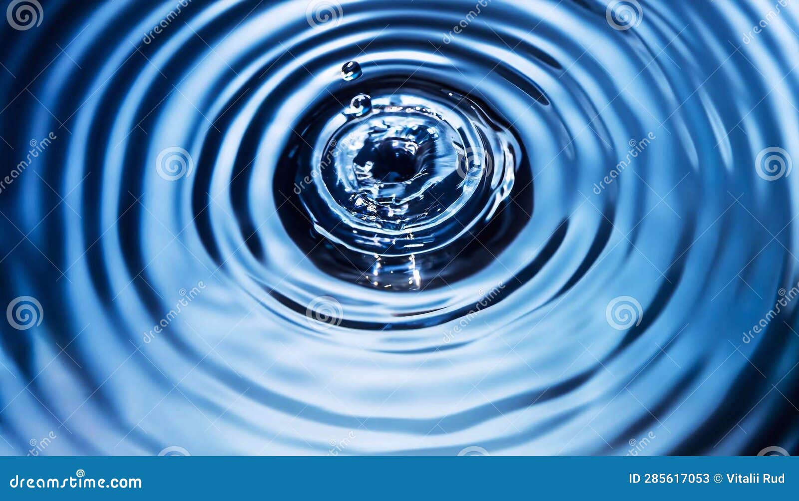 Drop, Ripple., Texture, Splash, Liquid, Blue, Bubble.Abstract ...