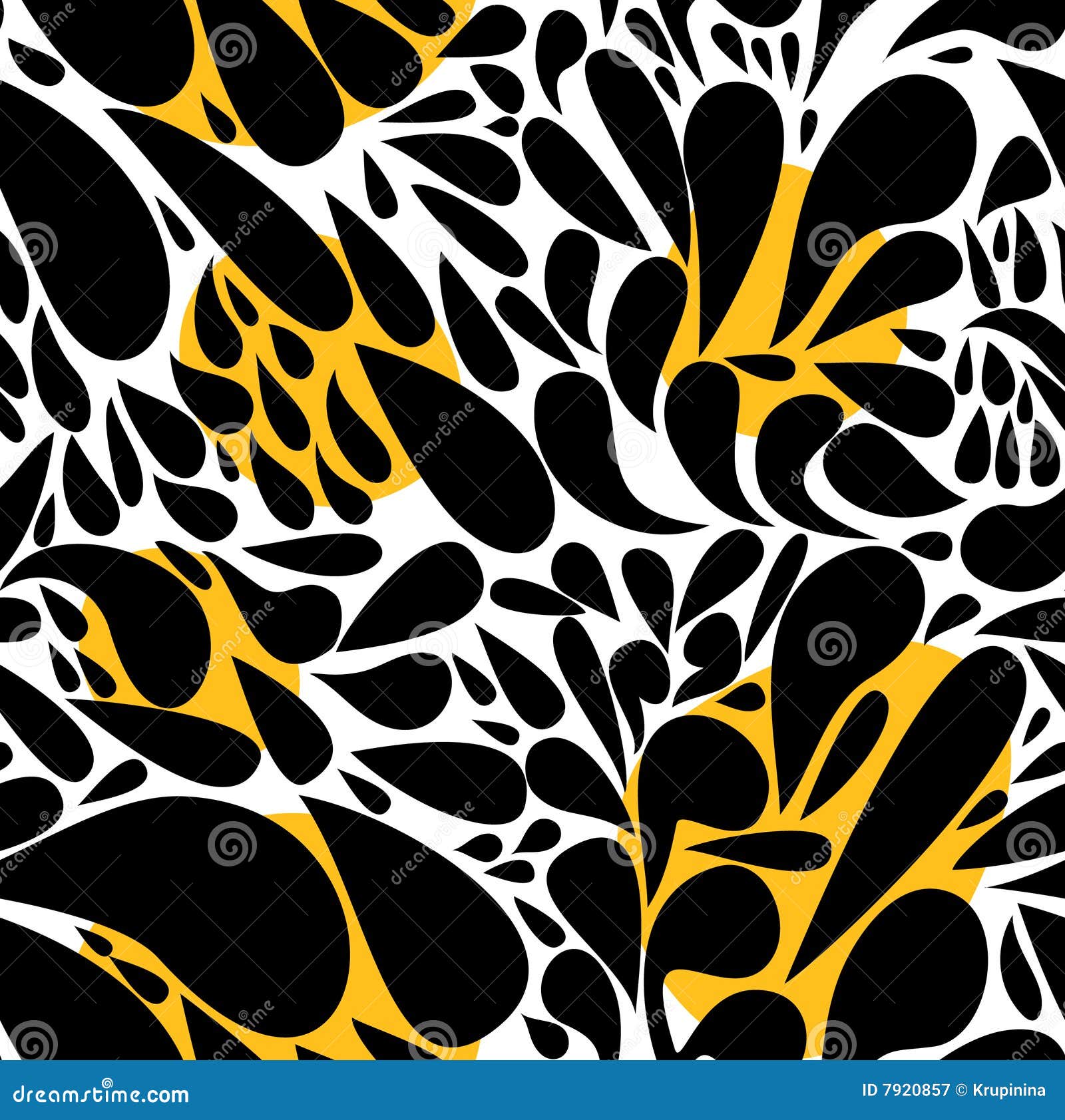 Drop seamless pattern stock vector. Illustration of nature - 7920857