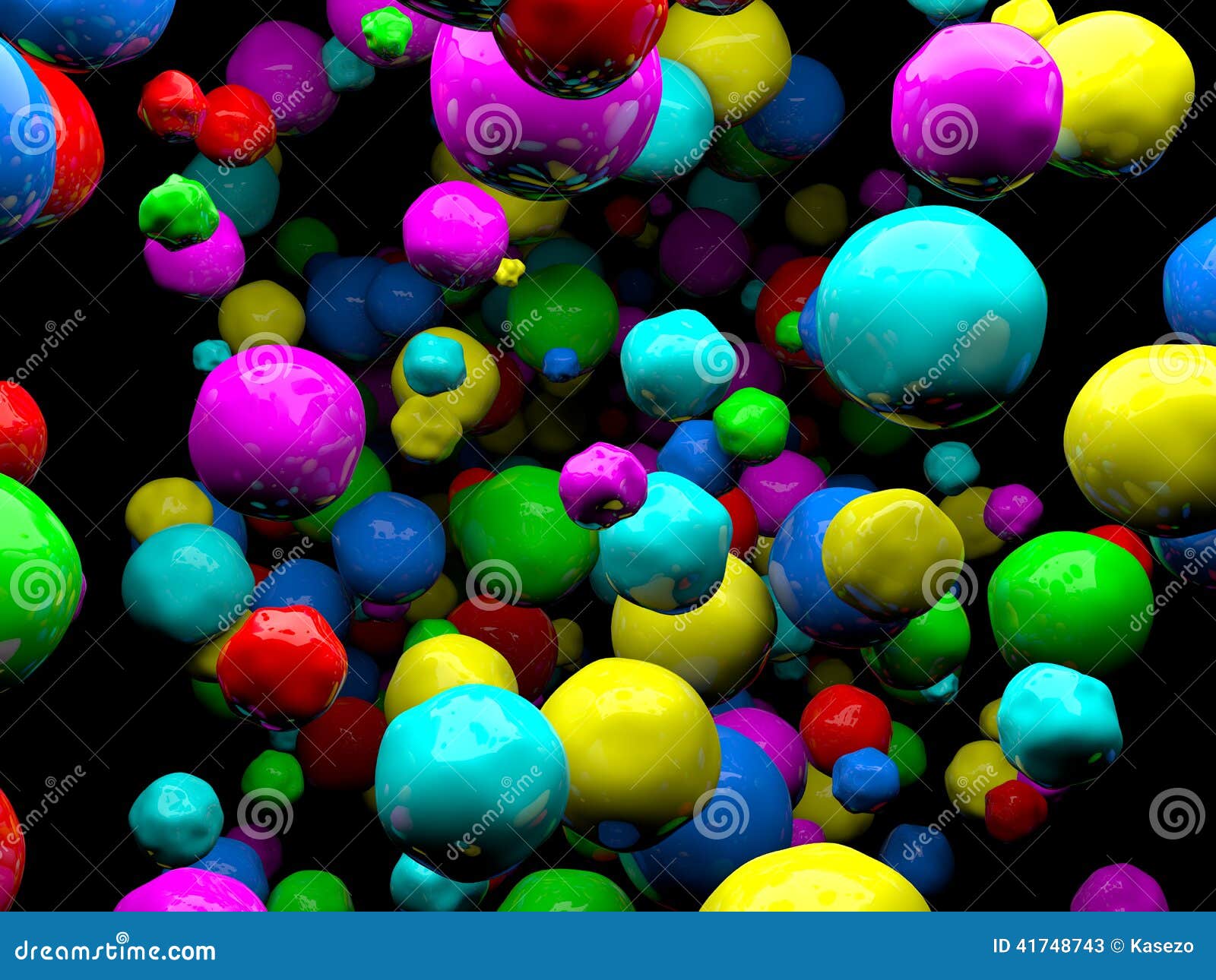 Drop shapes abstract stock illustration. Illustration of subdivided ...