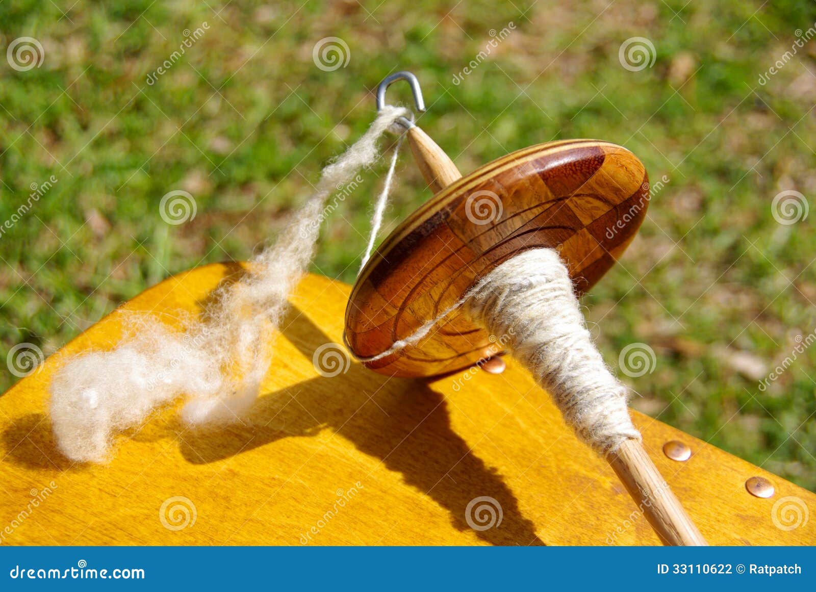 Drop spindle stock photo. Image of medieval, spinning - 33110622