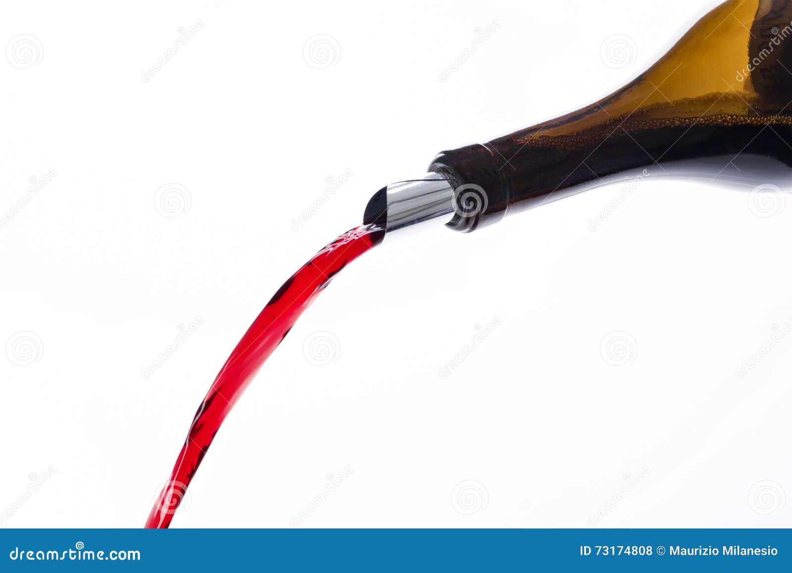 Drop Stop Inserted into a Bottle of Wine Stock Photo - Image of ...