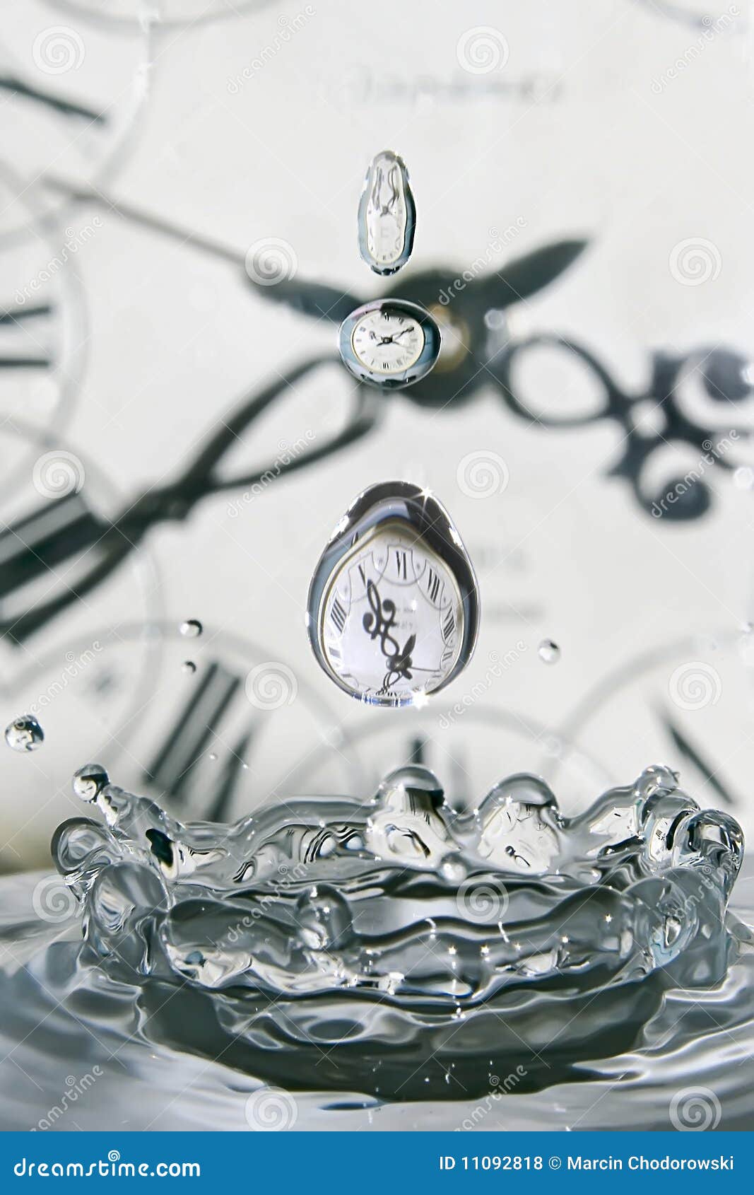 Drop of time stock photo. Image of glass, ripple, reflection - 11092818