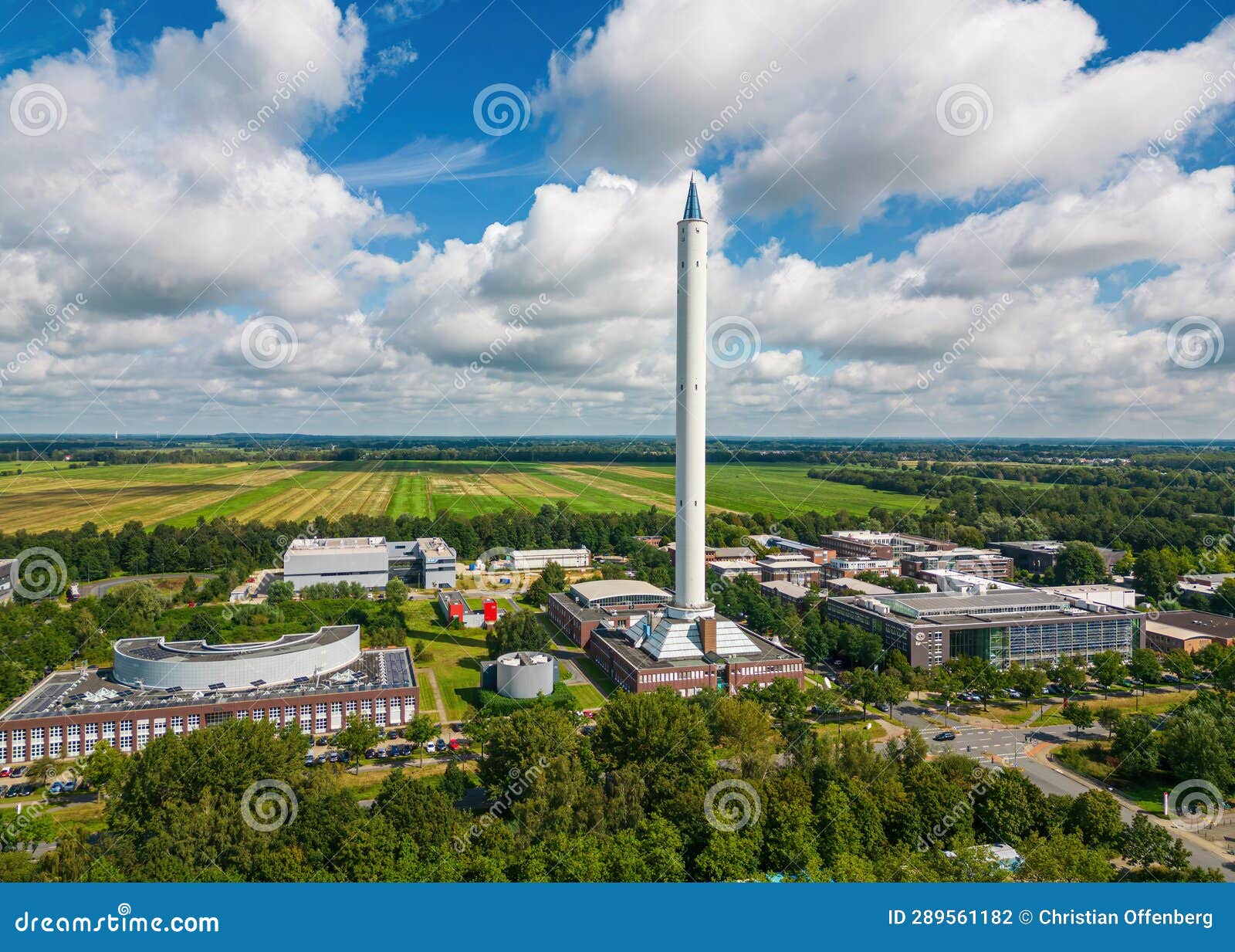 Drop Tower at the University of Bremen in Germany Stock Photo - Image ...