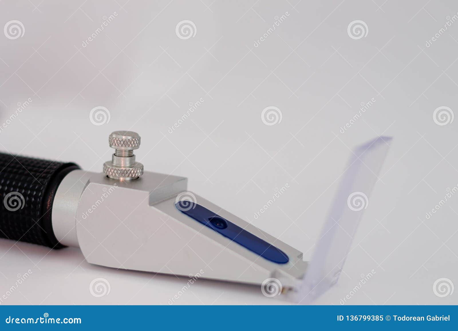 Drop of Urine on the Glass Surface of a Refractometer Stock Image ...