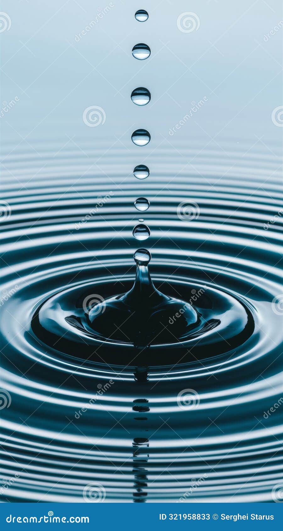 A Drop of Water is Being Dropped into a Pool, AI Stock Image - Image of ...
