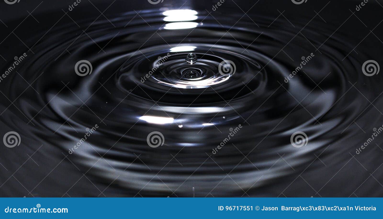 Drop of water bouncing stock image. Image of bounces - 96717551