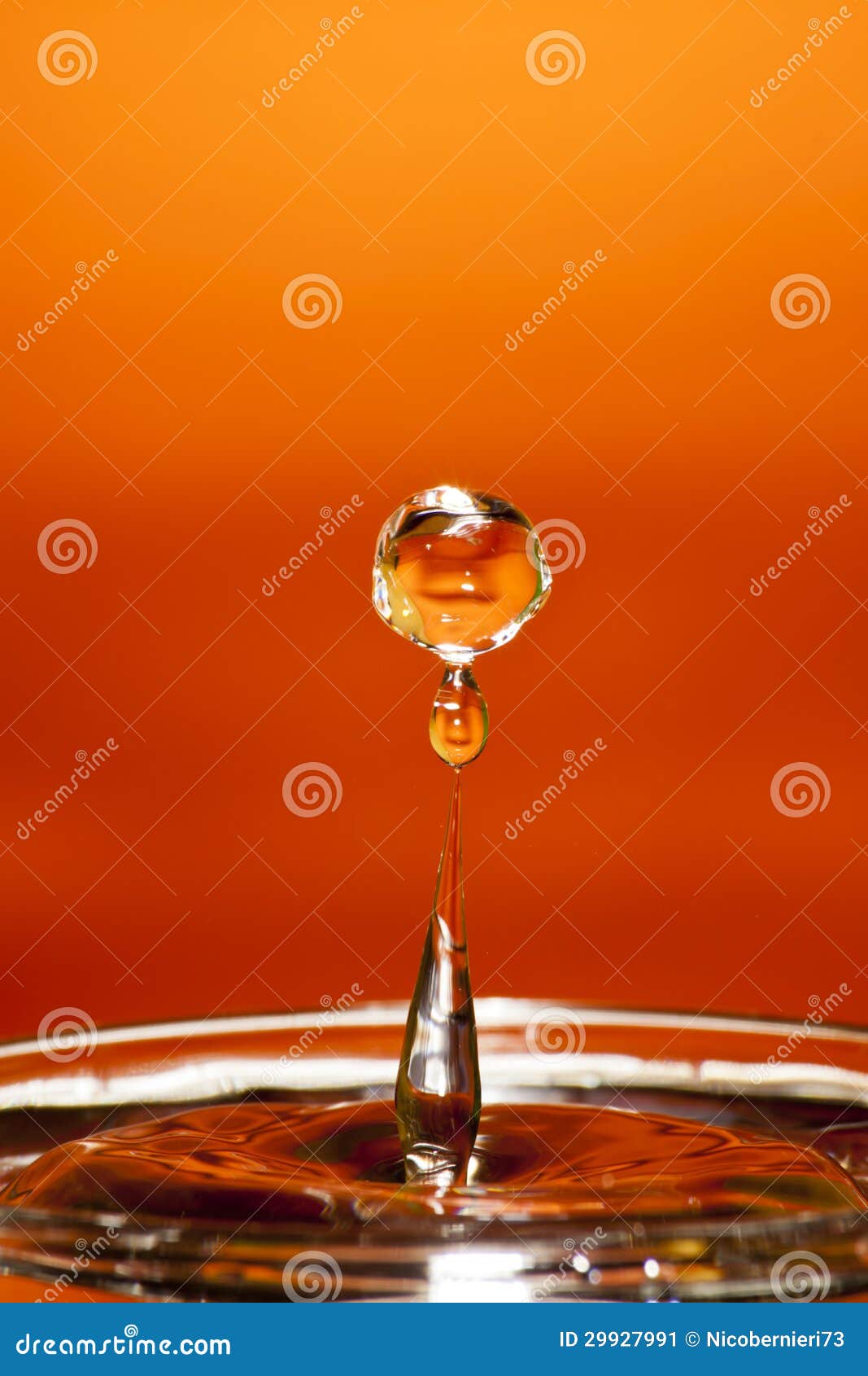 Drop of water stock image. Image of splash, form, coming - 29927991