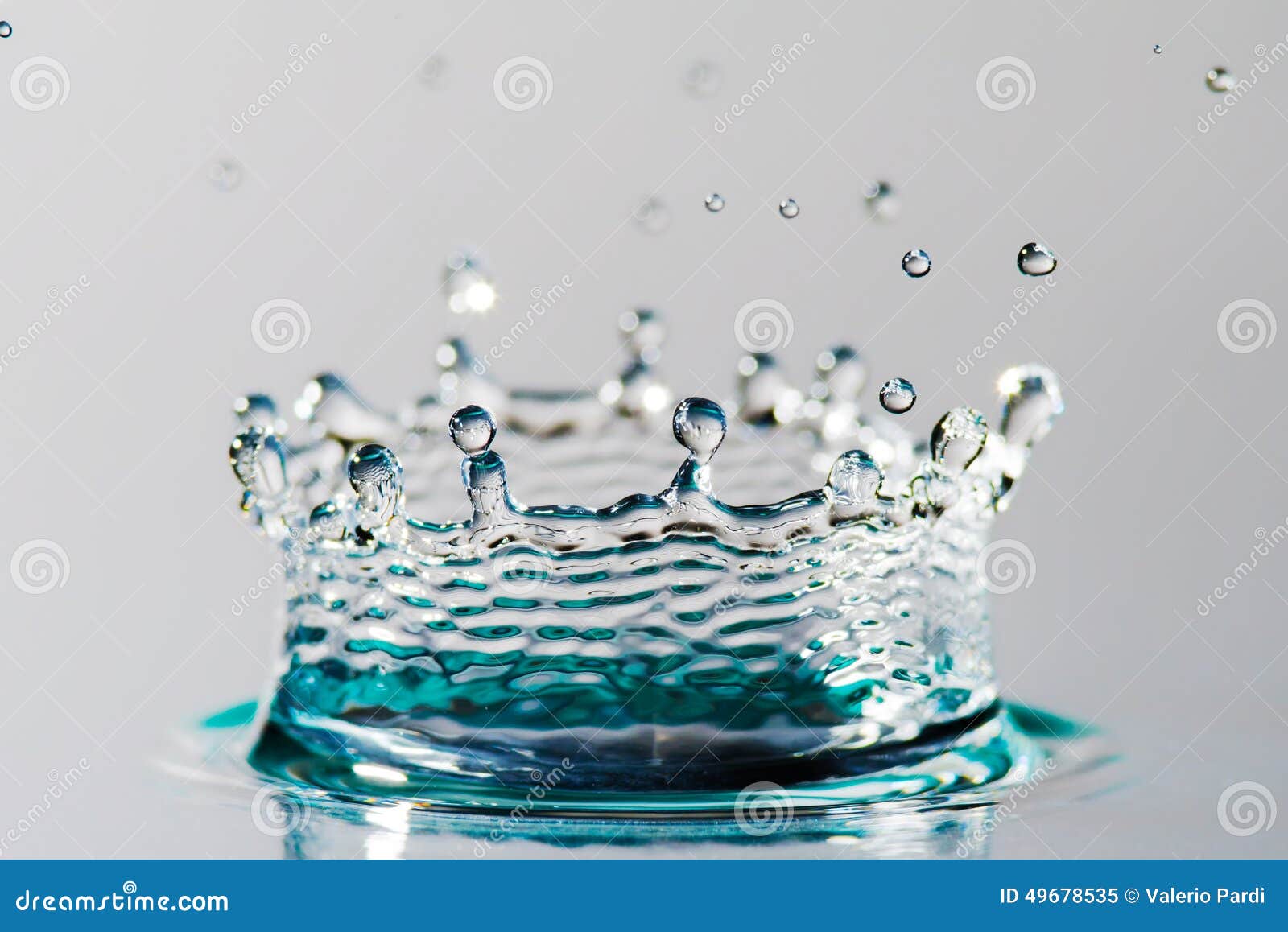 Drop of water with crown stock image. Image of freshness - 49678535