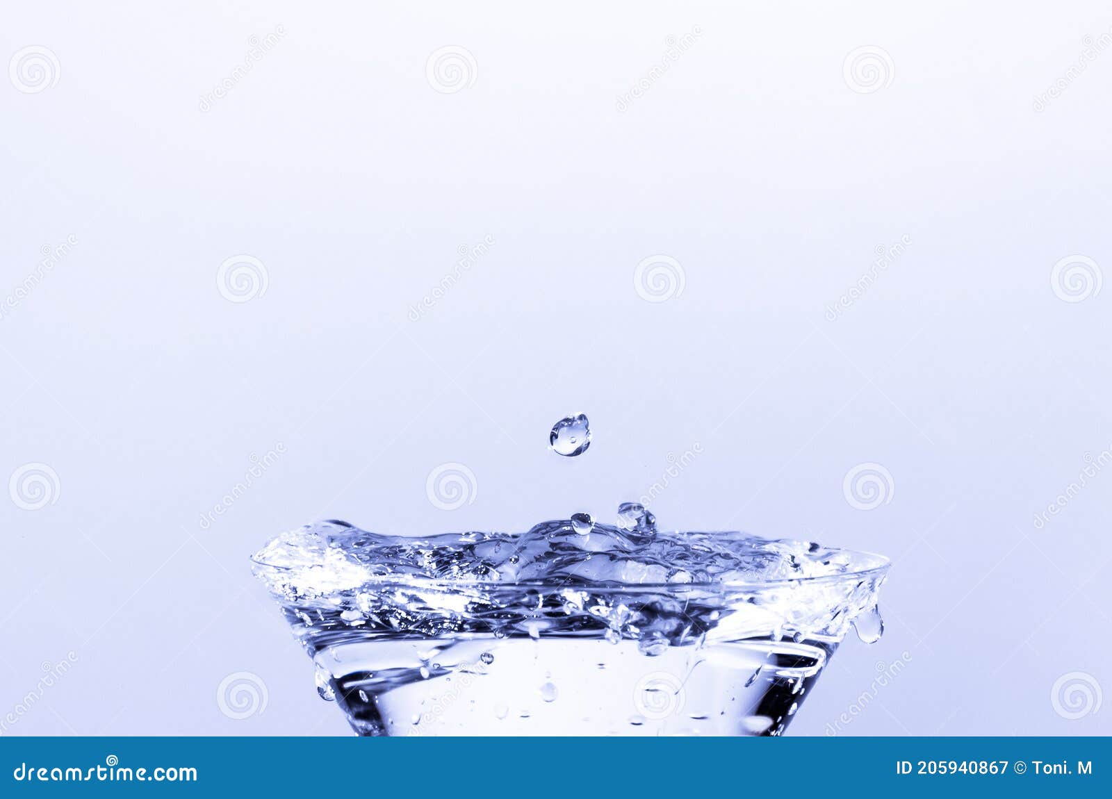Drop of water on glass stock image. Image of droplet - 205940867