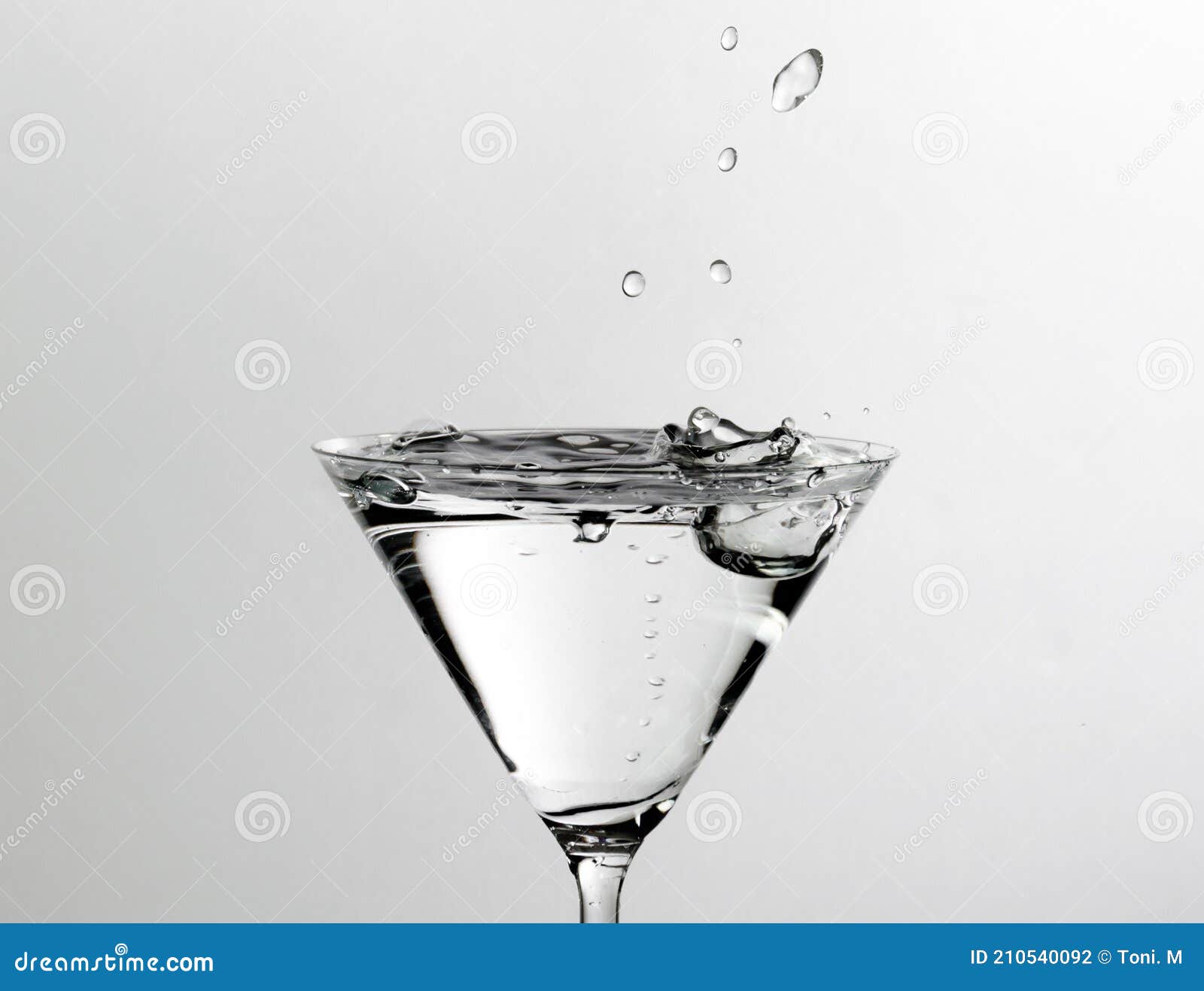 Drop of water on glass stock photo. Image of water, ripple - 210540092