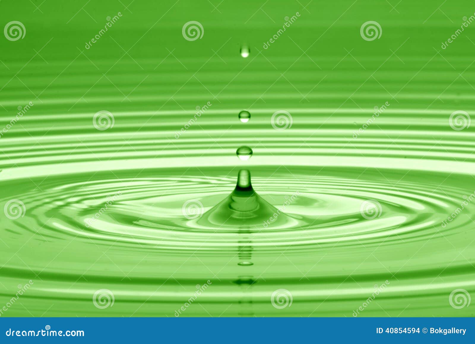 Drop of water in green stock photo. Image of aqua, drops - 40854594