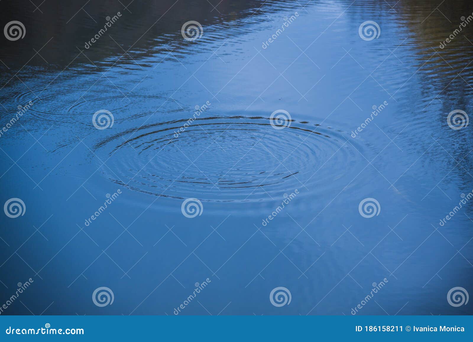 Drop of water in the lake stock image. Image of architecture - 186158211