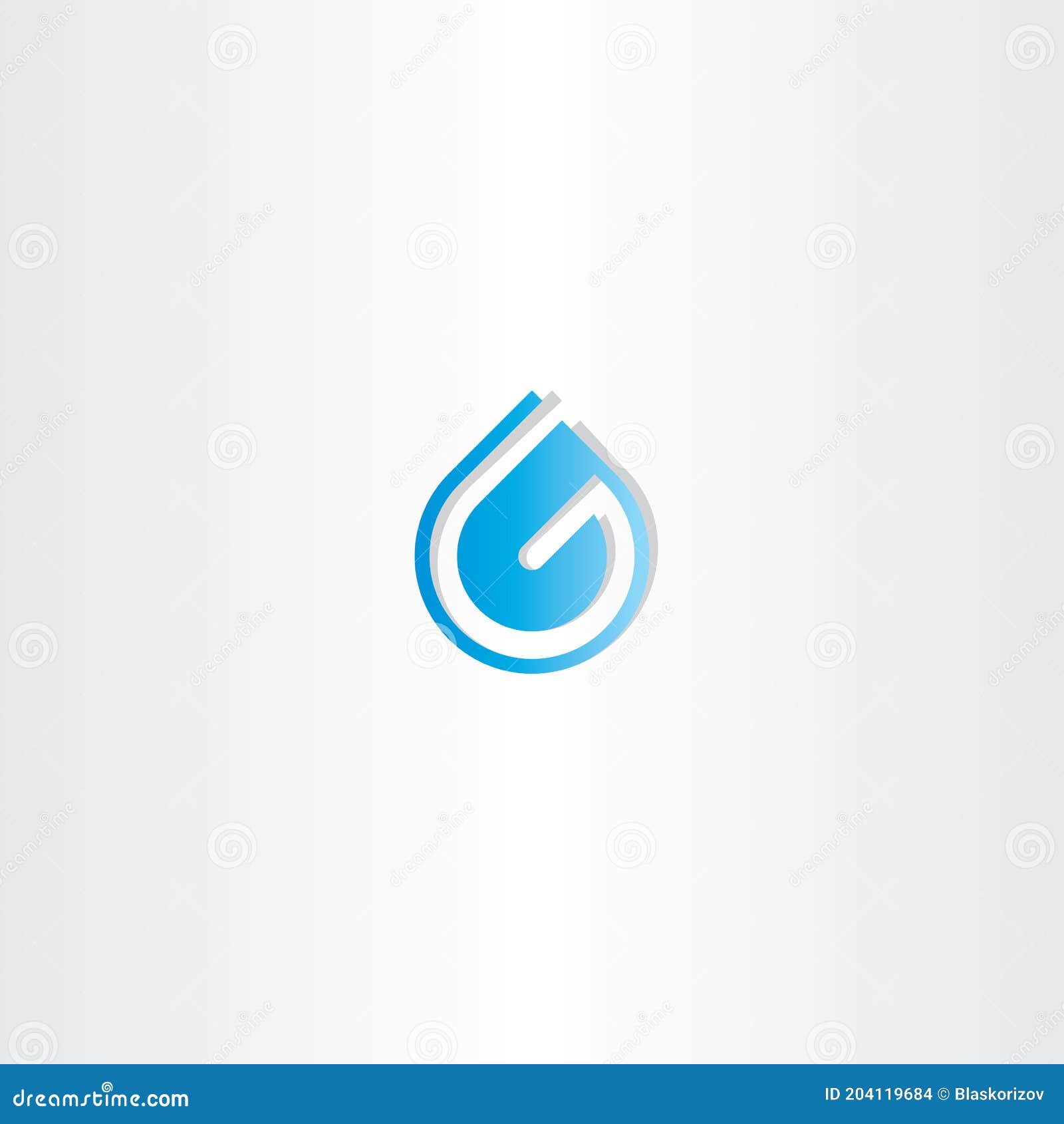 Drop of Water Letter G Logo Stock Vector - Illustration of design ...