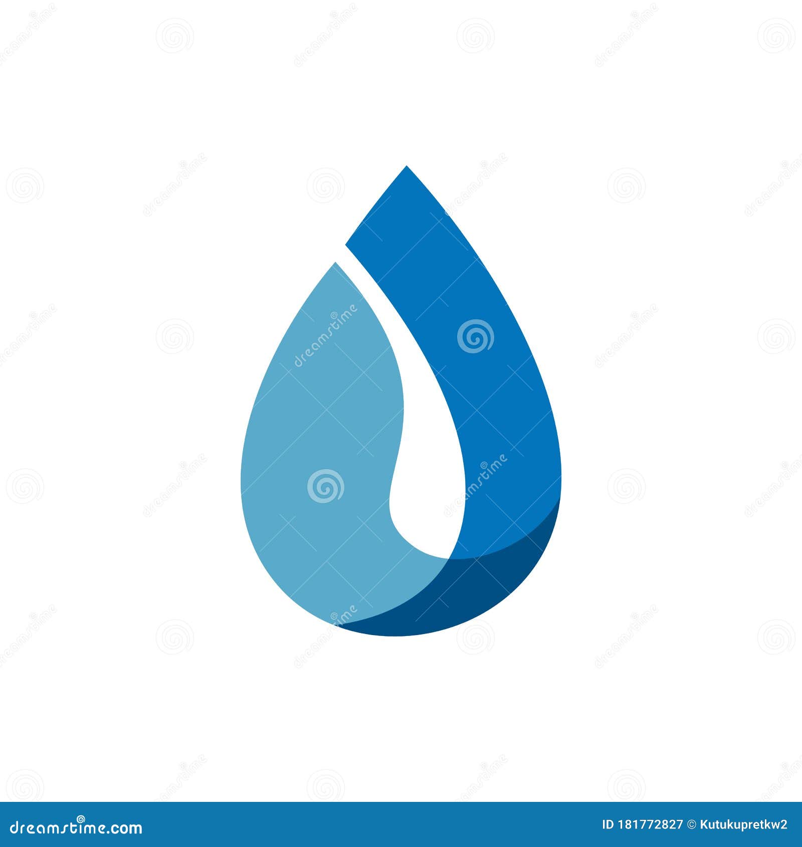 Drop Water Natural Logo Template Illustration Design. Vector EPS 10 ...