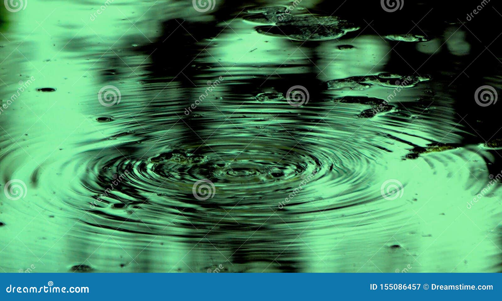 A Drop of Water in a Shallow Pond Stock Image - Image of drop, pond ...