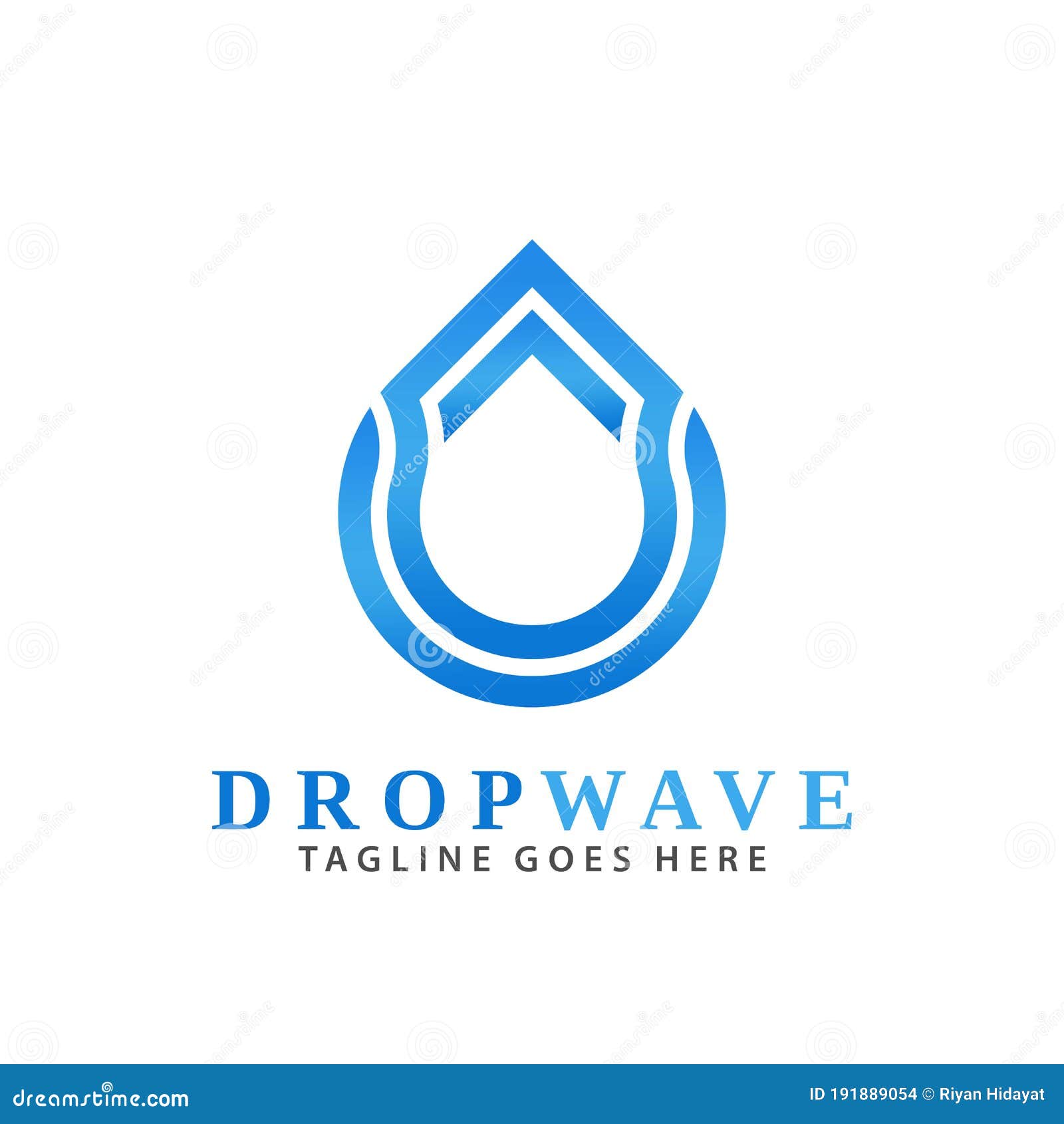 Drop Wave Arrow Logos Design Vector Illustration Template Stock Vector ...
