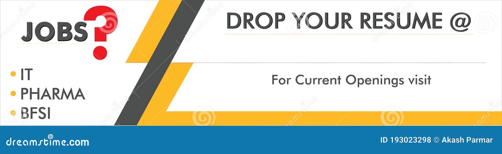 Drop Your Resume Here Design Stock Vector - Illustration of ...