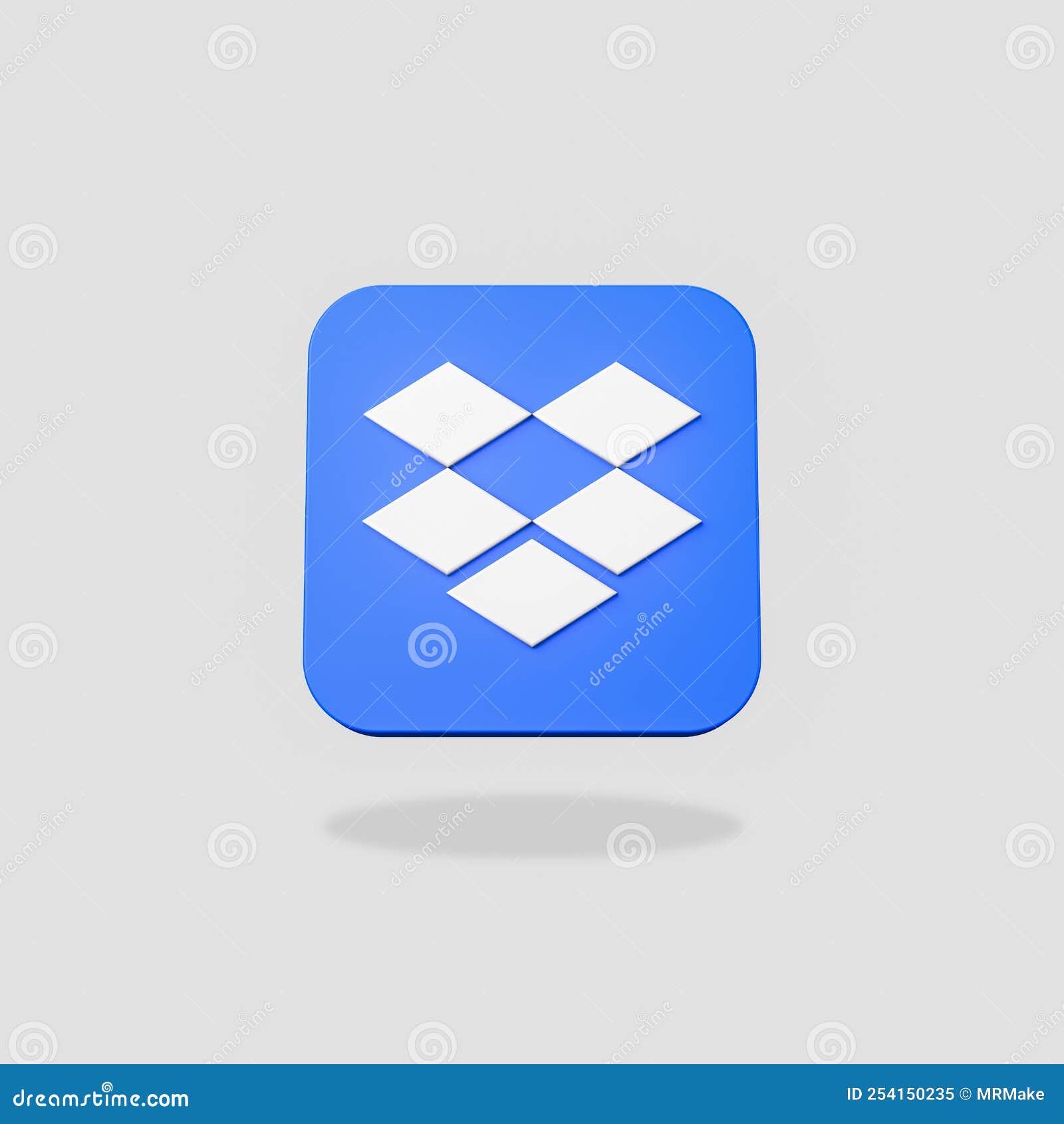 Dropbox Logo Spotlighted On Black Background Editorial Image | CartoonDealer.com #254150270