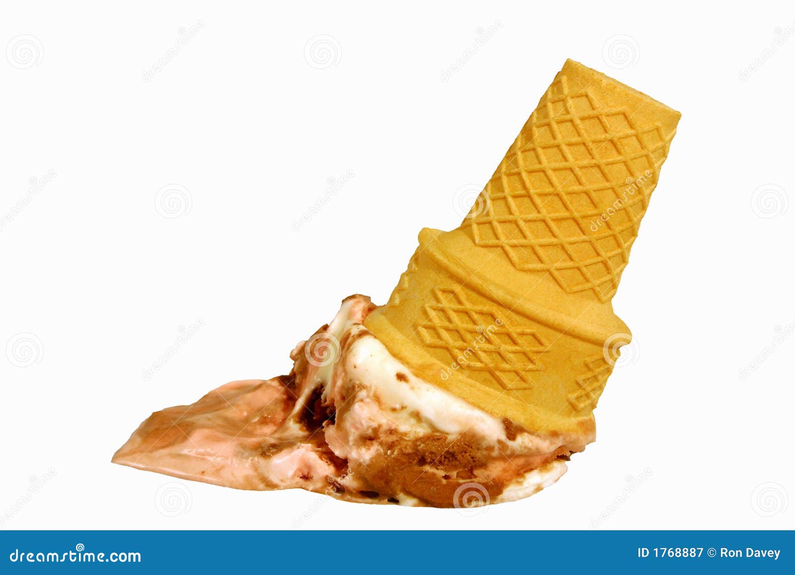 Droped Icecream stock image. Image of cream, vanilla, strawberry - 1768887