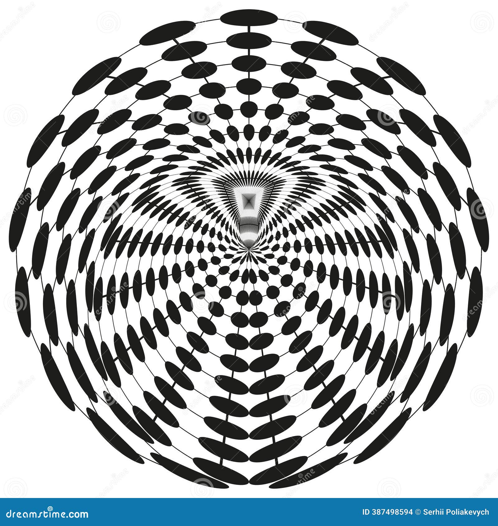 Illusion Shape. 3d Geometry Object. Logo. Optical Illusion Figure ...