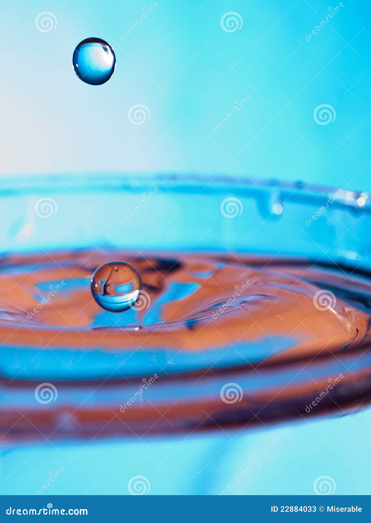 Droplet falling stock image. Image of ripple, figure - 22884033