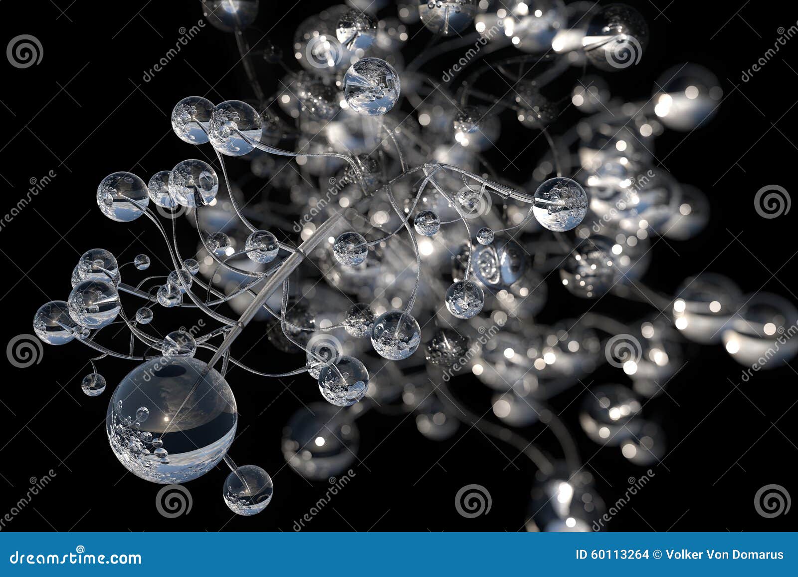 Glass Tree With Inclusionsadding Metallic Or Other Inclusions T Royalty ...