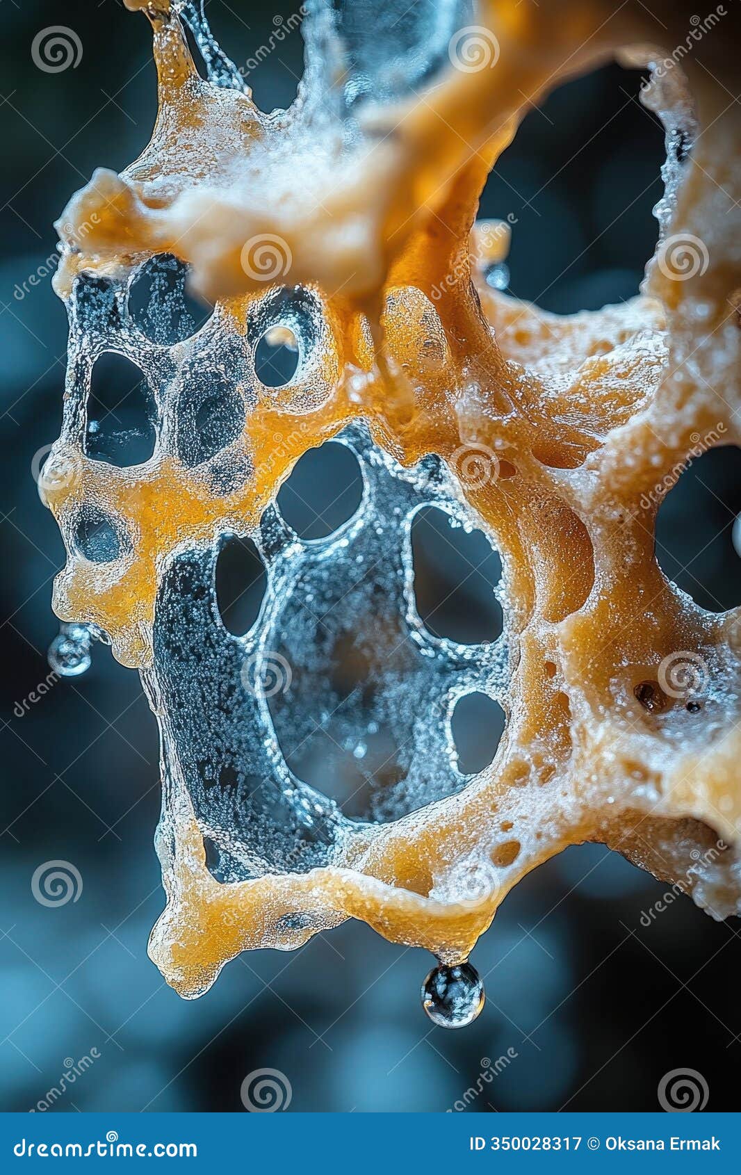 Droplet-like Patterns Mimic the Flow of Thick Organic Substances ...