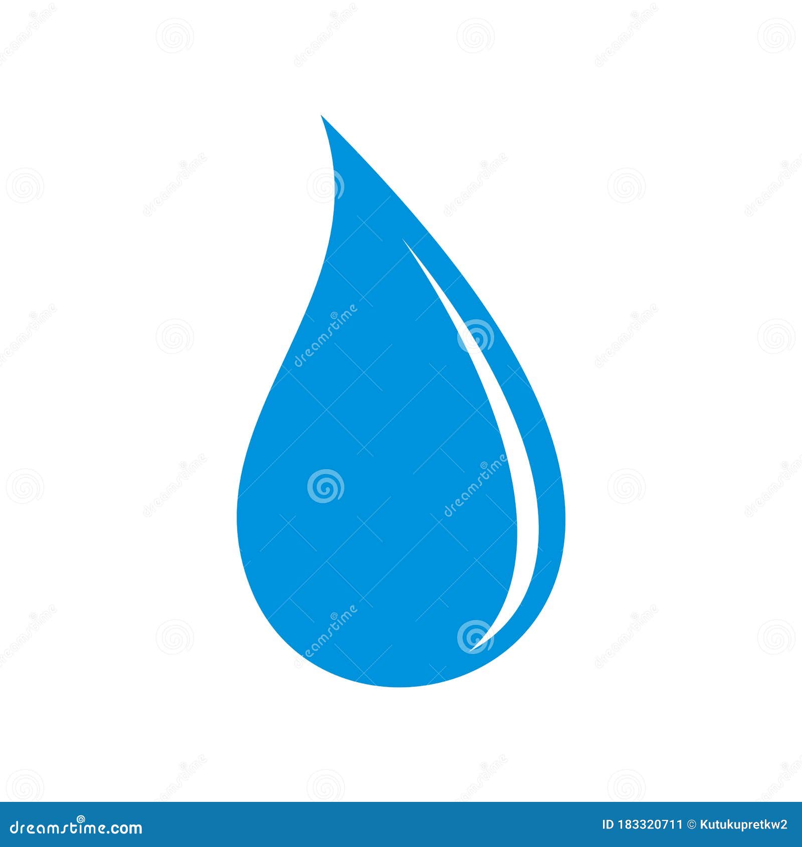 Droplet Logo Template Illustration Design. Vector EPS 10 Stock Vector ...