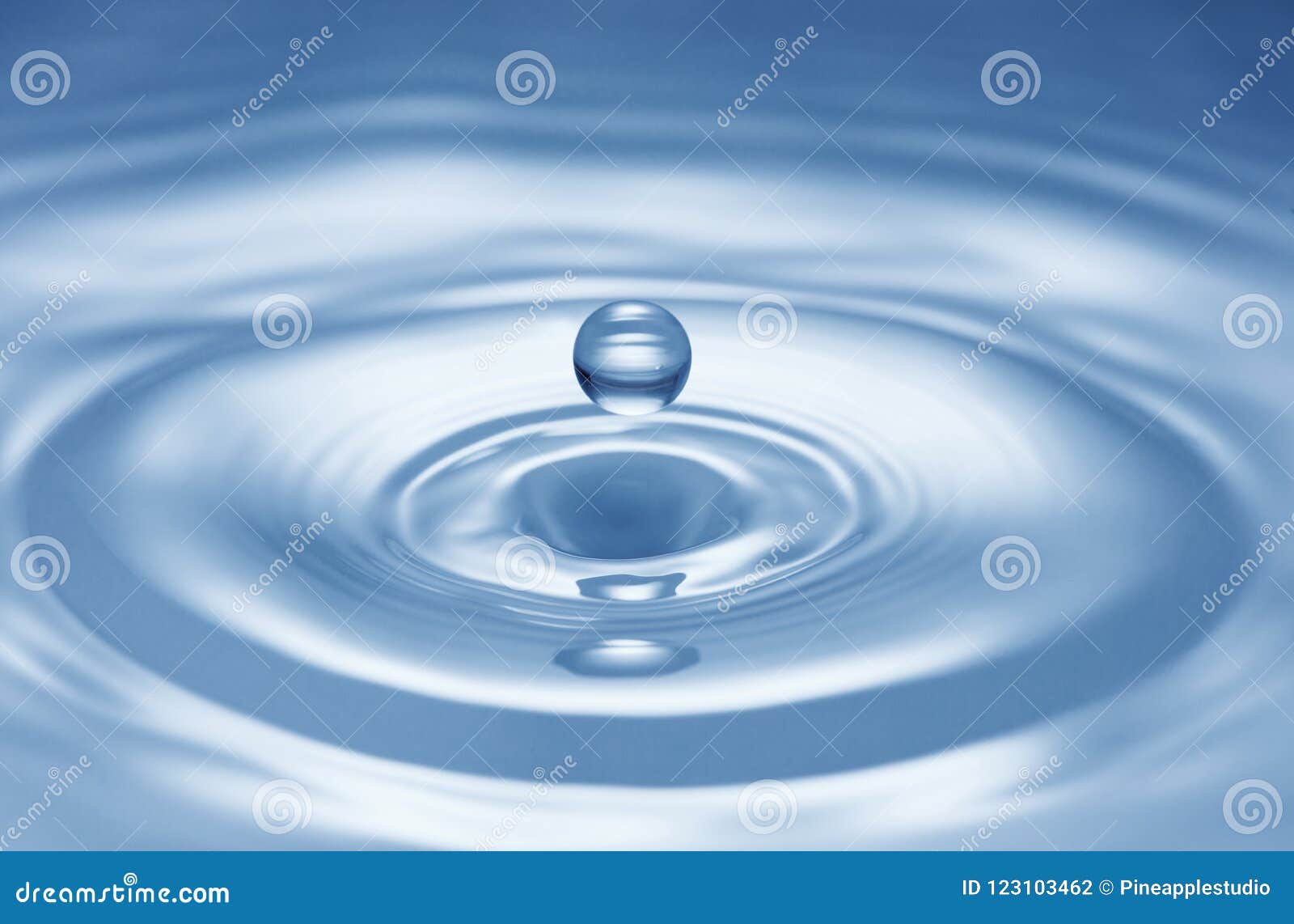 Droplet Splash on Water Surface Stock Photo - Image of surface, motion ...