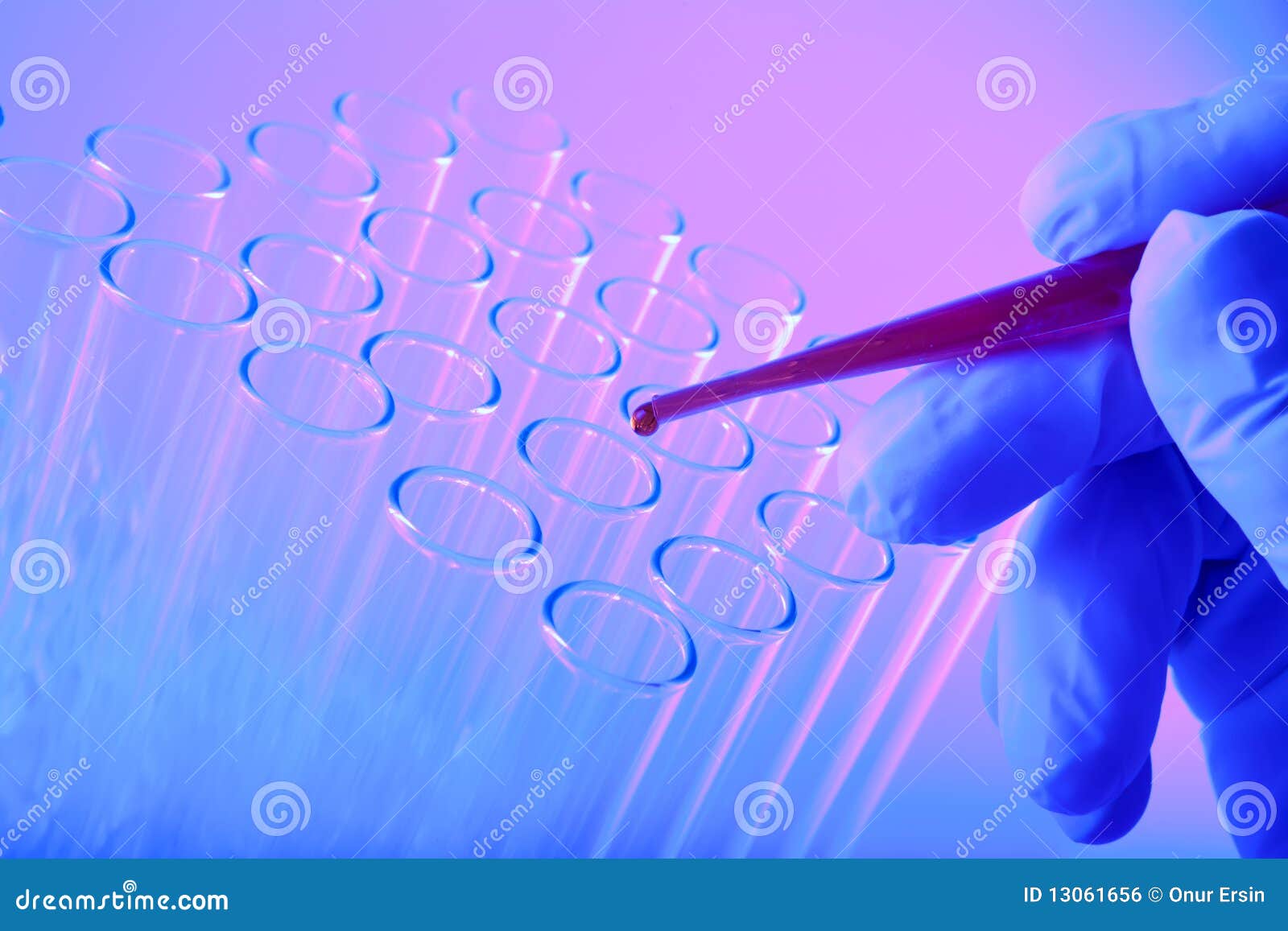 Droplet and Test Tube stock photo. Image of descriptive - 13061656
