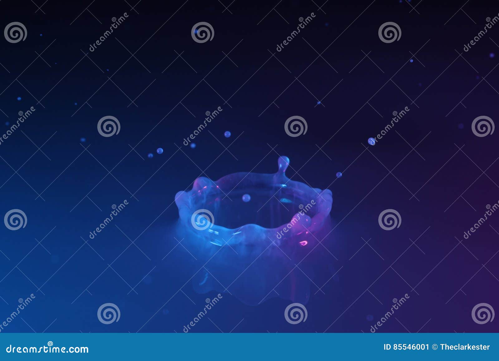 Droplet of Water - Crown Effect Stock Image - Image of phenomenon ...