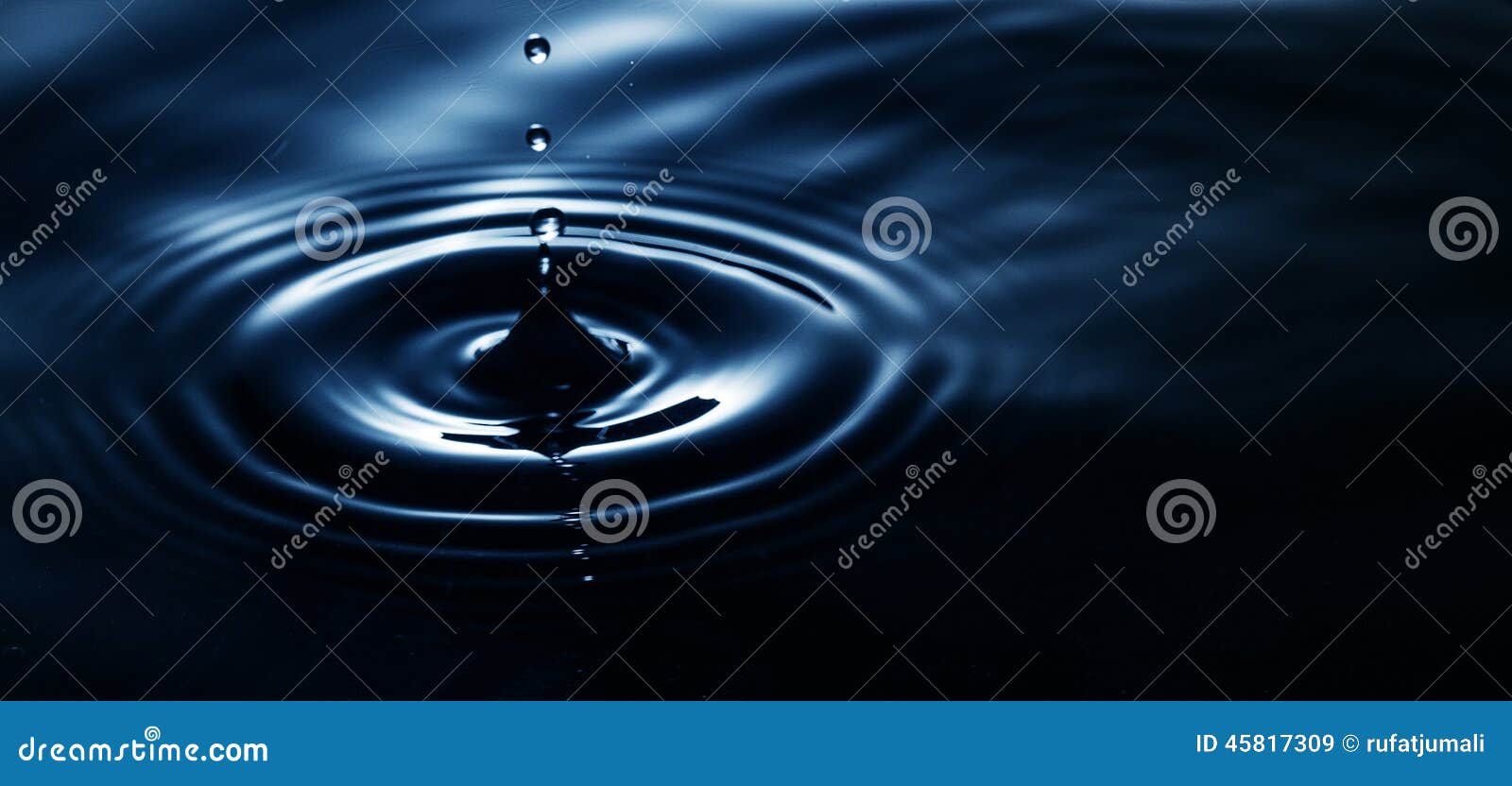 Droplet in the water stock image. Image of fluid, people - 45817309