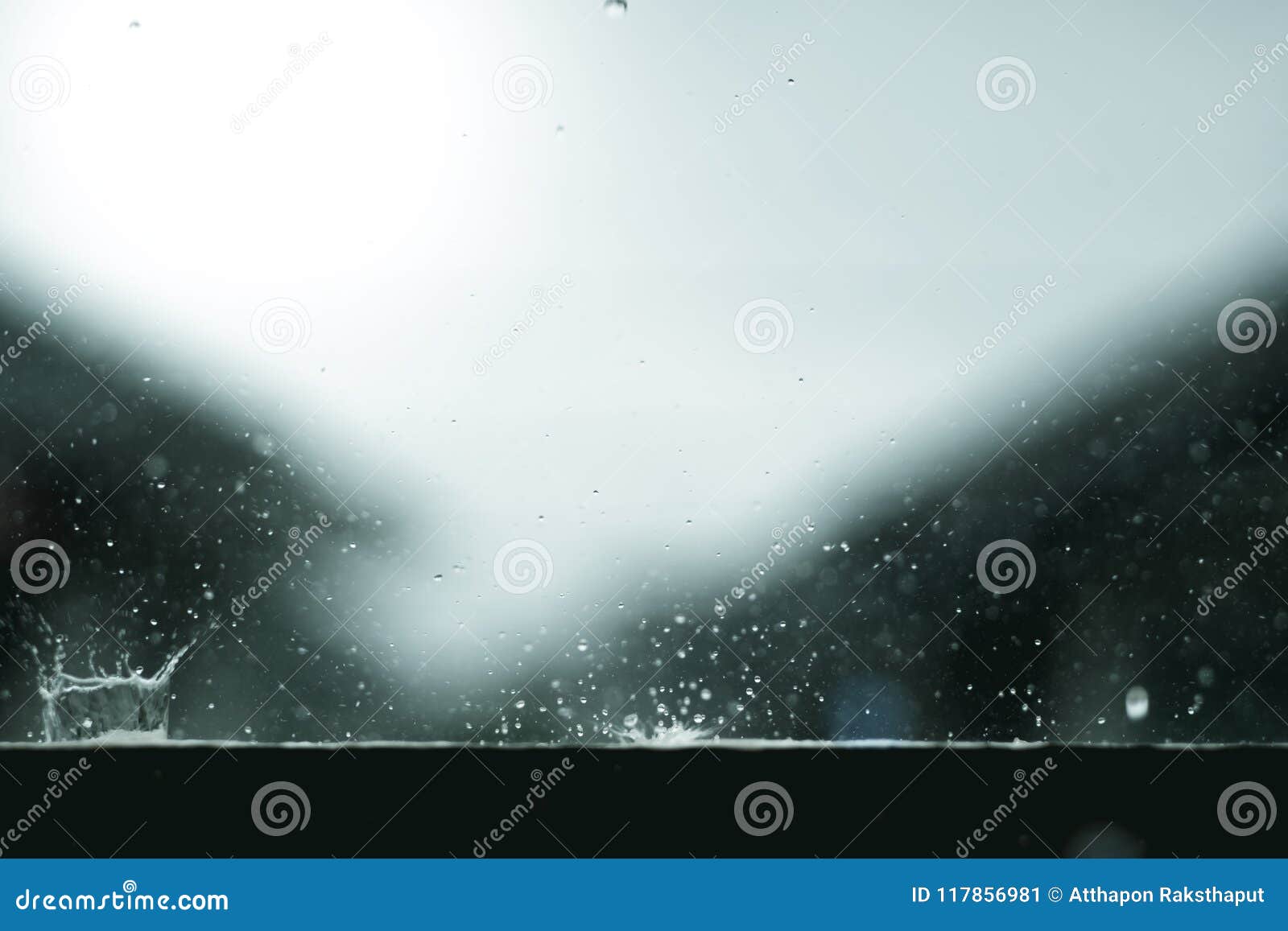 Droplet Water Shape Splash of Rain Stock Image - Image of character ...