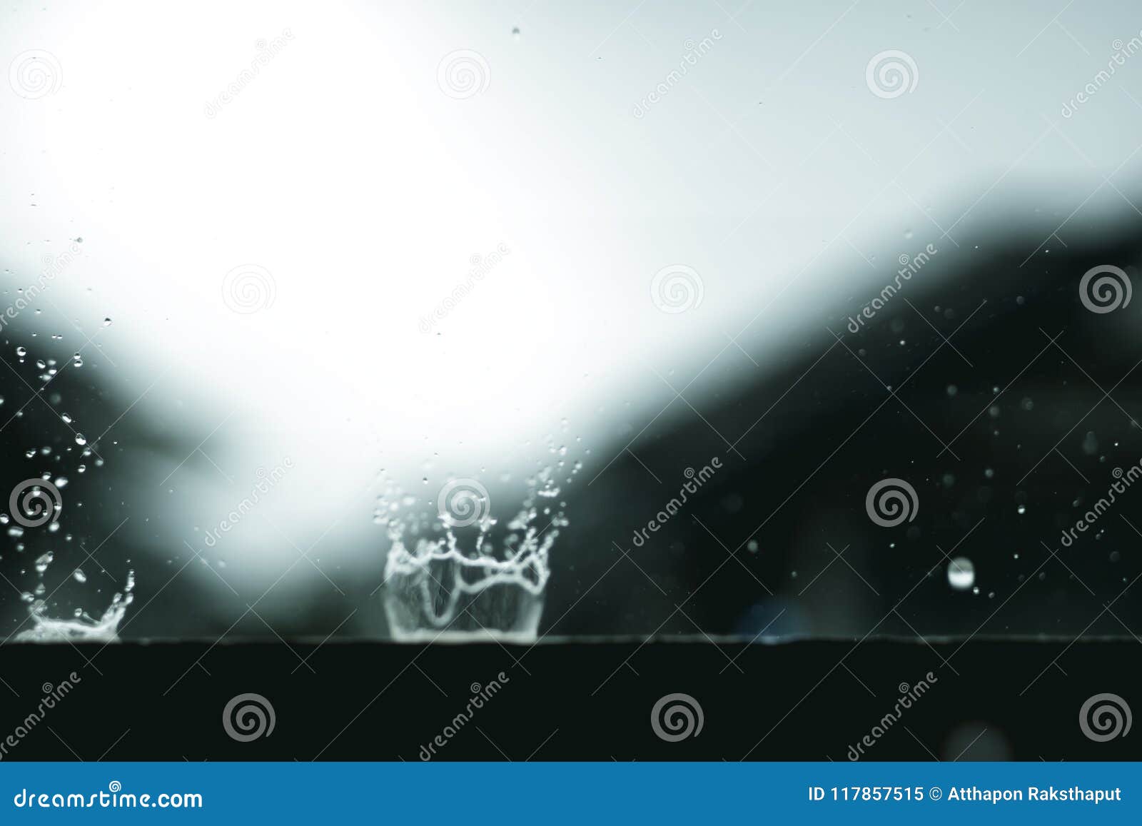 Droplet Water Shape Splash of Rain Stock Image - Image of droplet, move ...