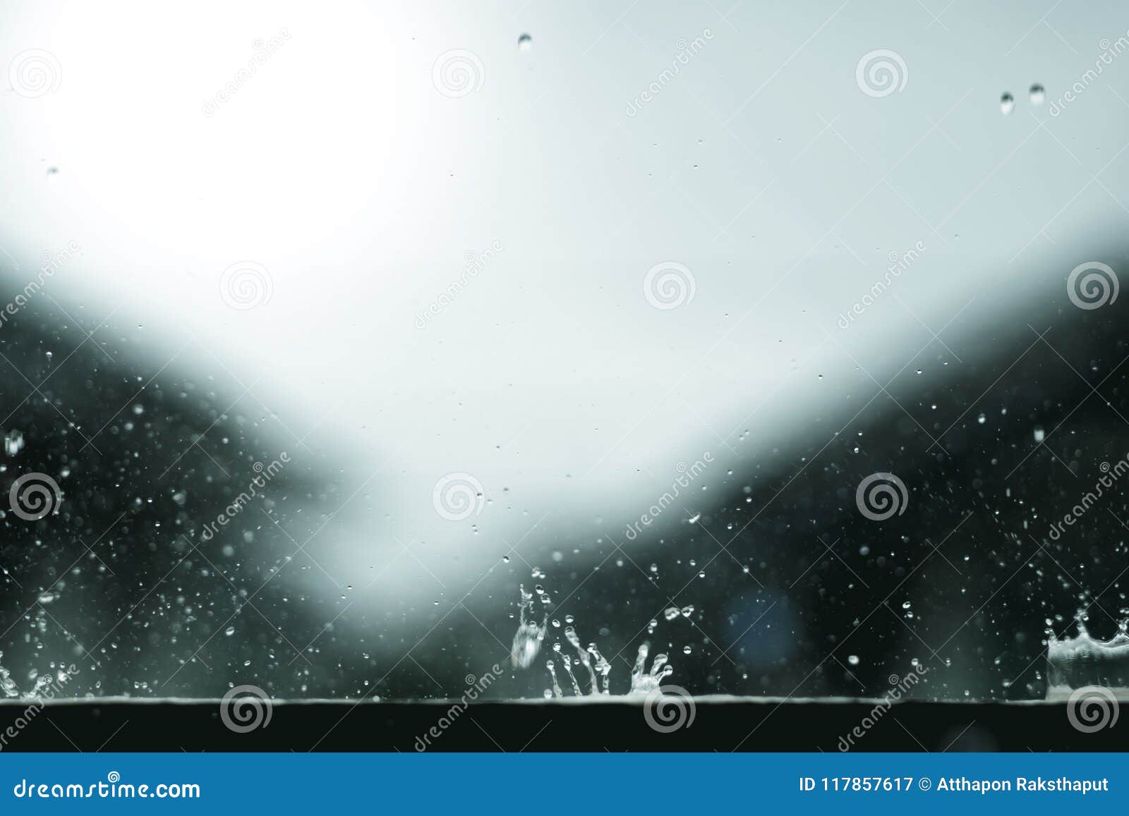 Droplet Water Shape Splash of Rain Stock Image - Image of straggle ...